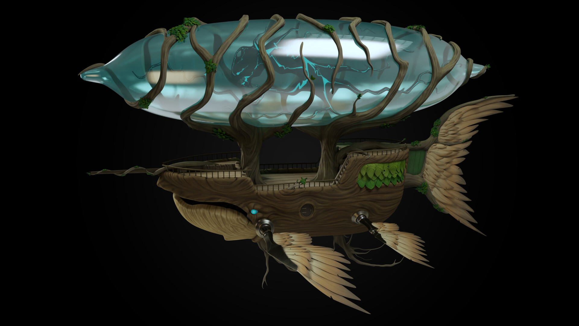 Leviathan Whale Airship