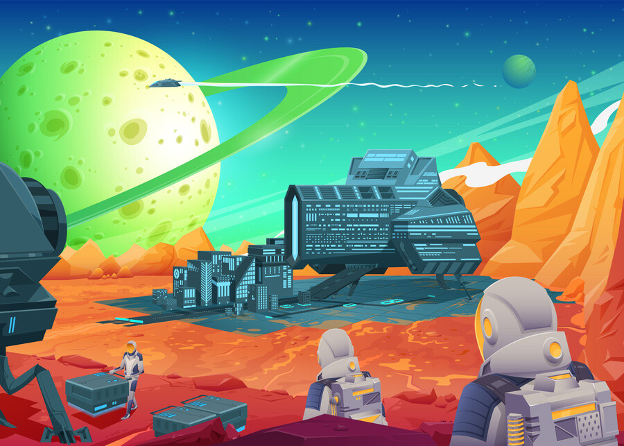 ArtStation - Colonial ship