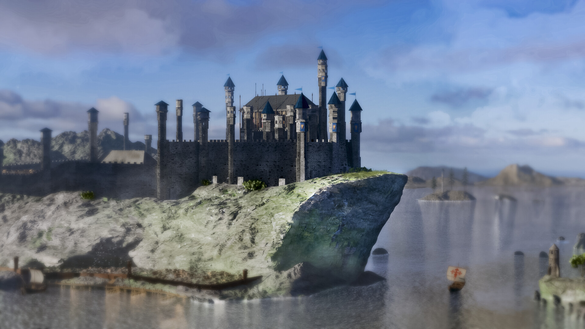 ArtStation - Sea Castle