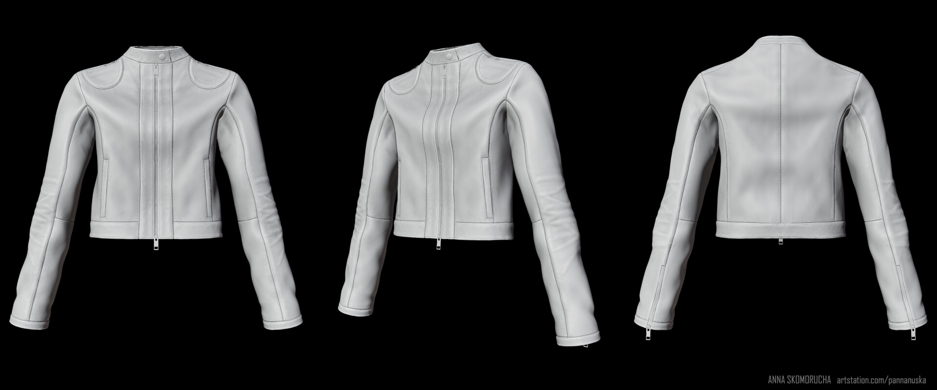 Anna S. - Leather Jacket (Blender)