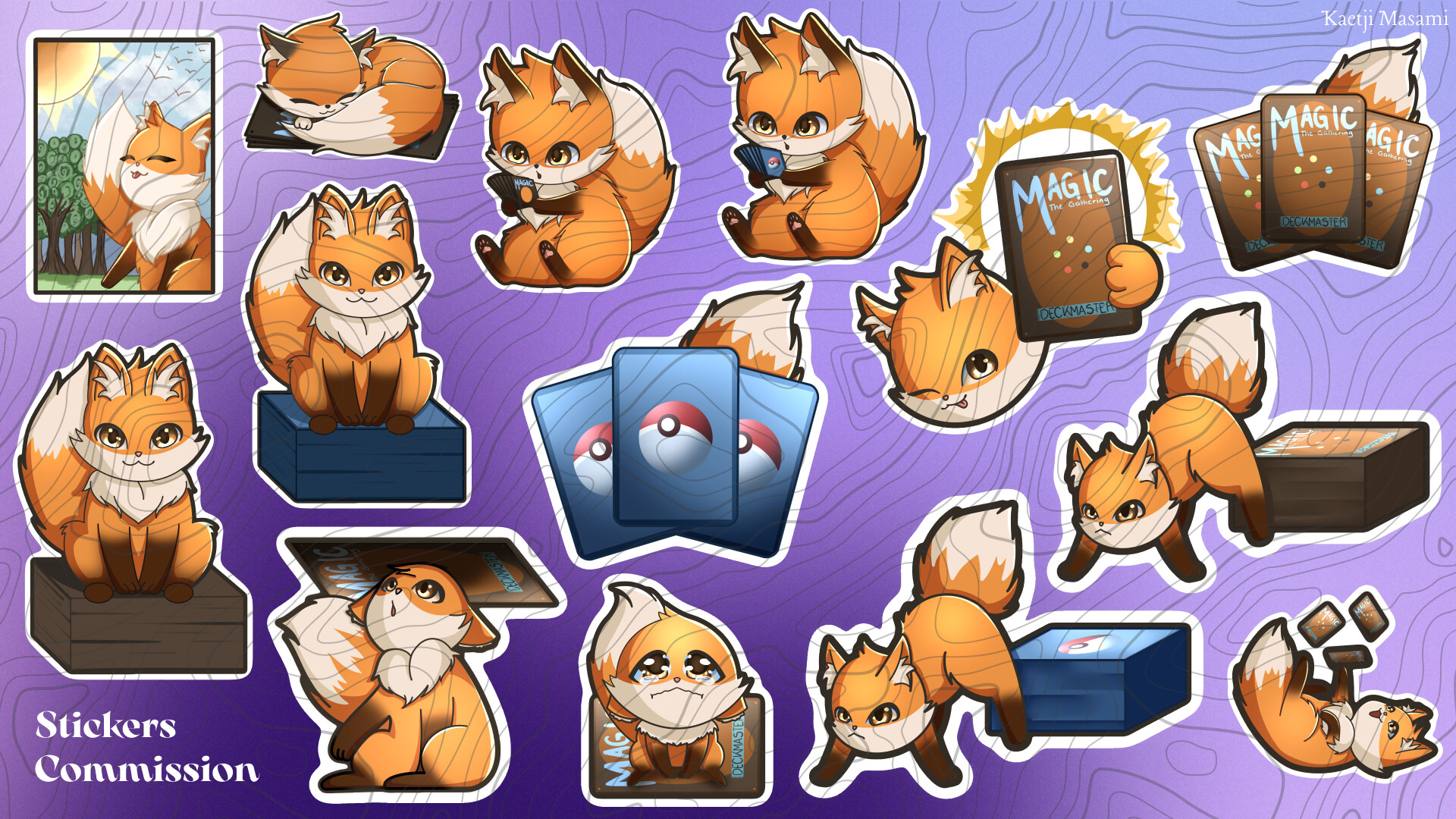 ArtStation - Fox Stickers