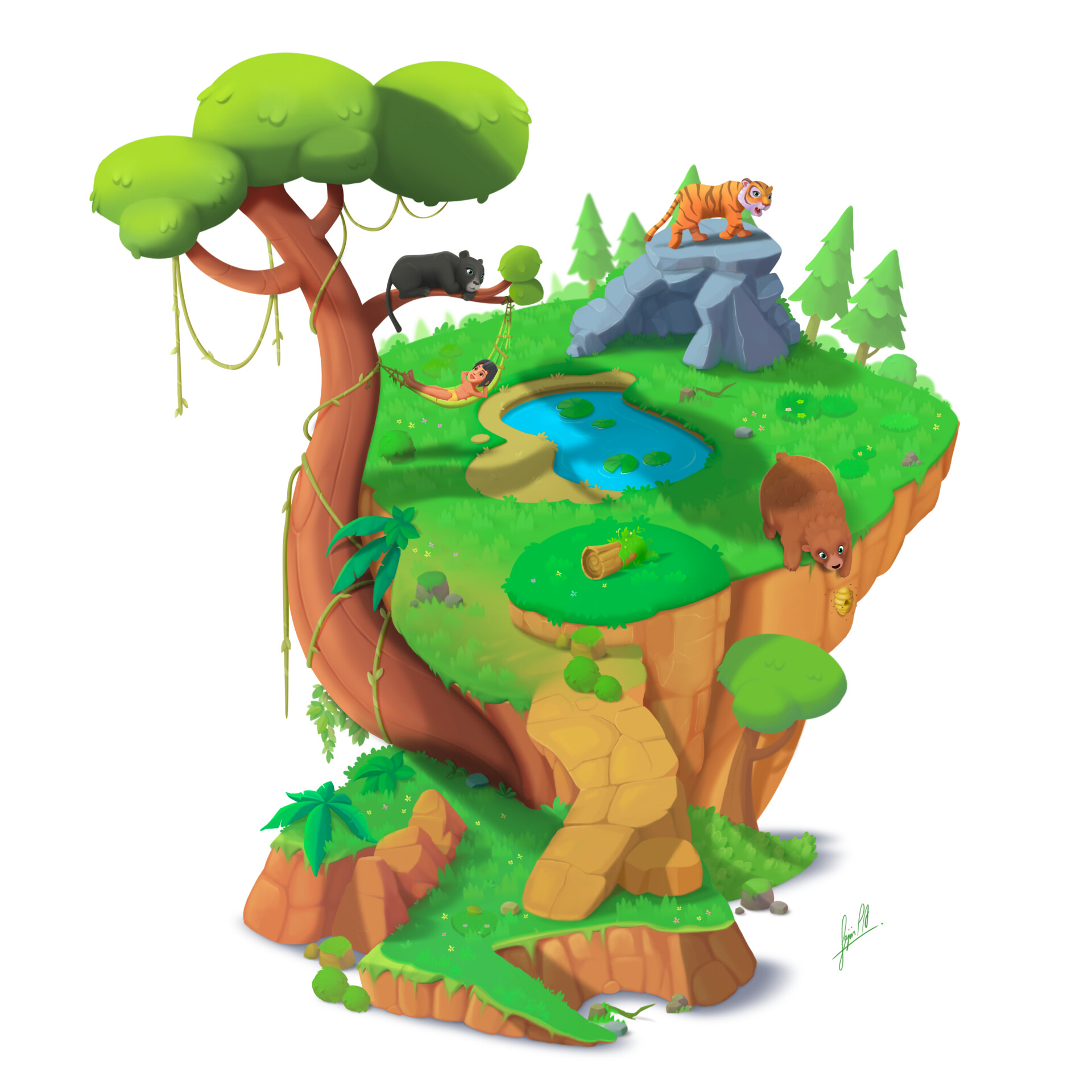 ArtStation - Jungle Book