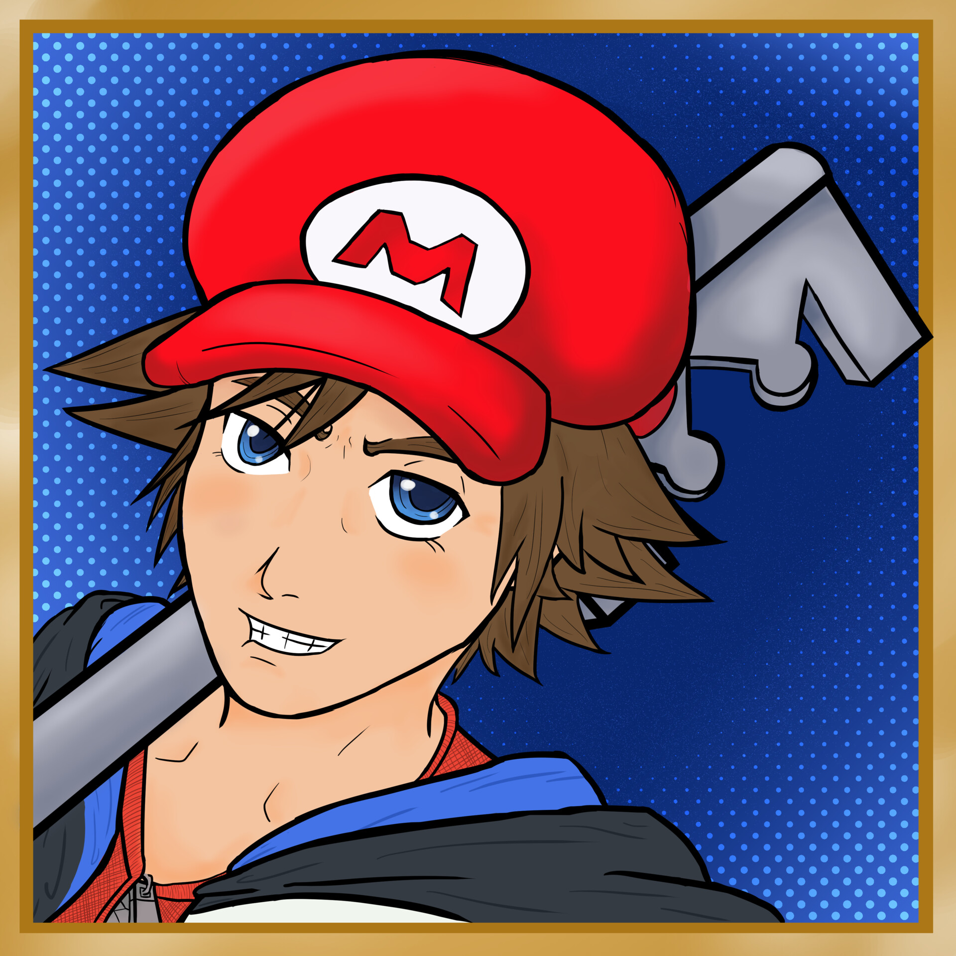 ArtStation - Sora with Mario's Hat