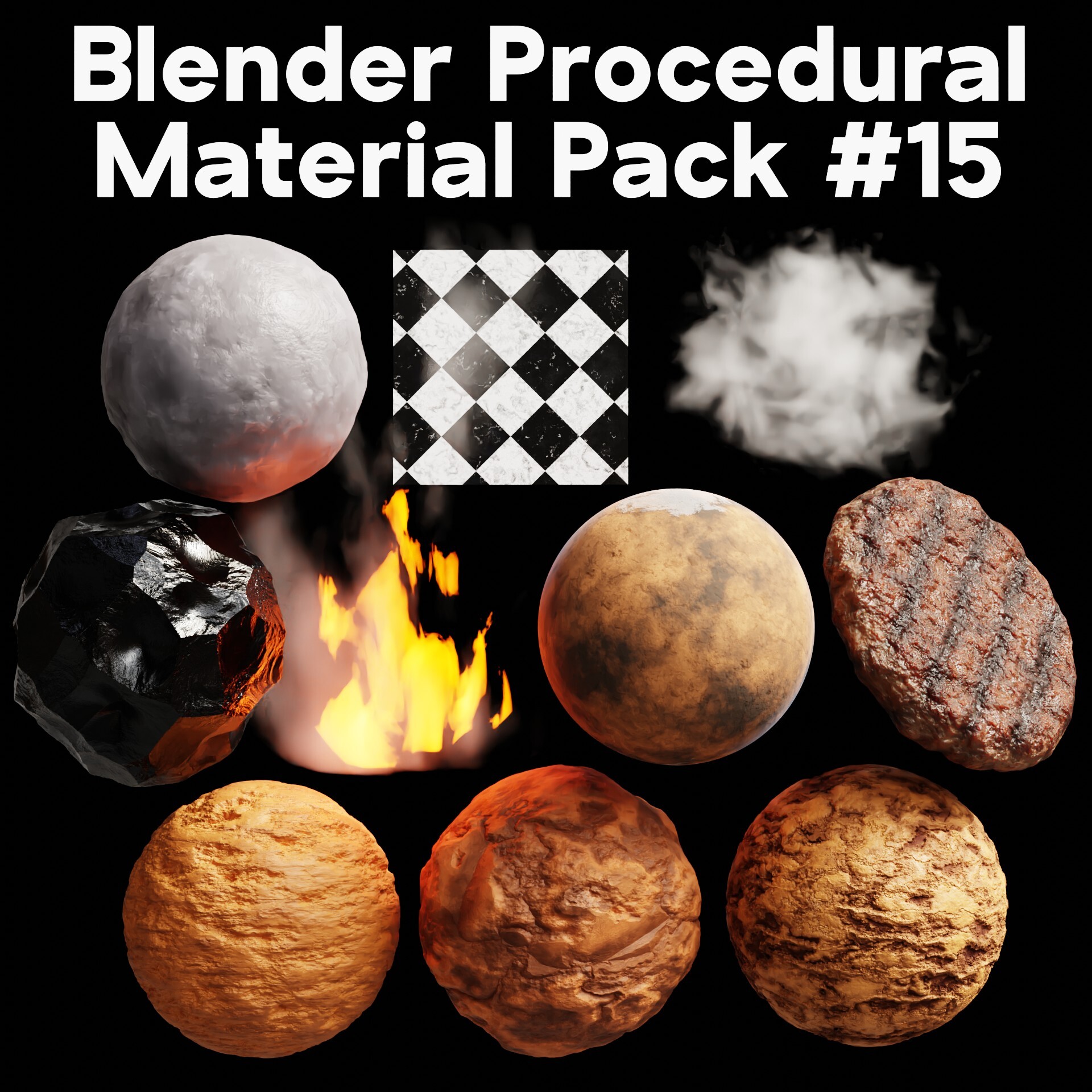 Ryan King - Blender Procedural Material Pack #15