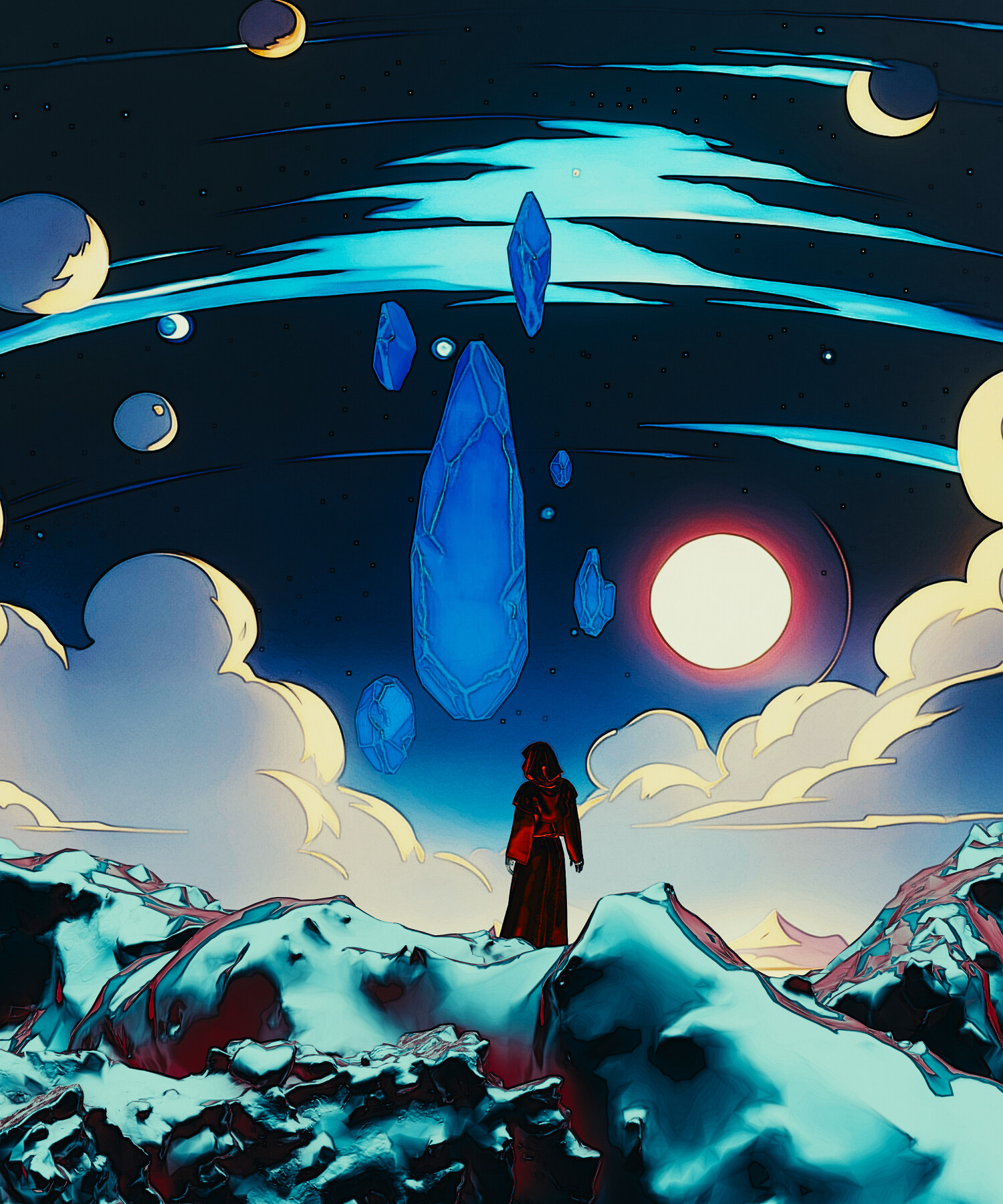 ArtStation - The Falling Crystal