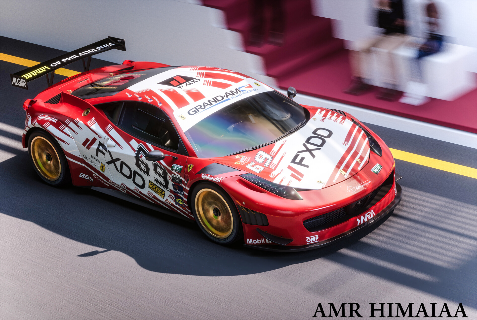ArtStation - Ferrari 458 GT3