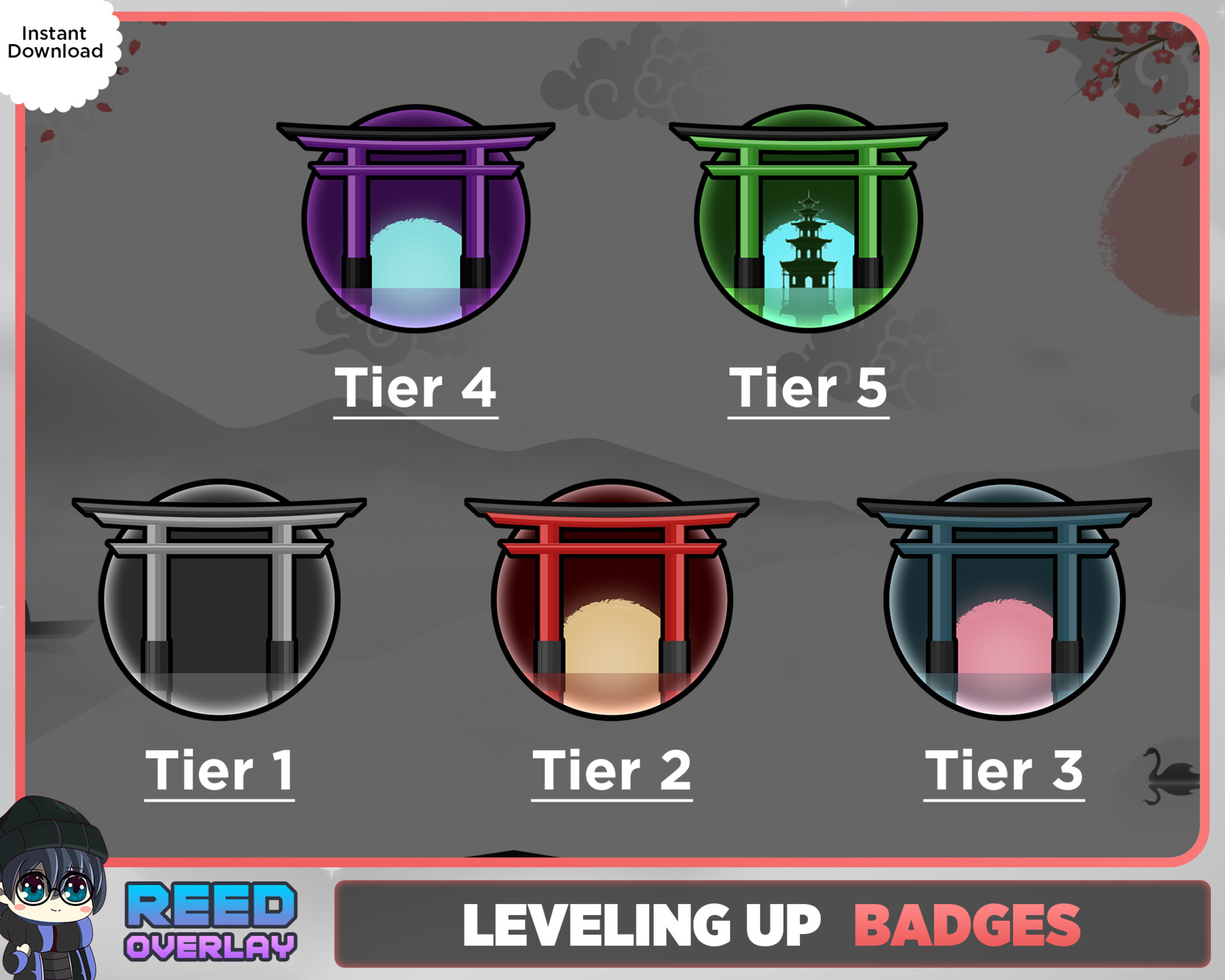 Clow Reed - Japan Cherry Blossom Stream Package "Misty Mountain"