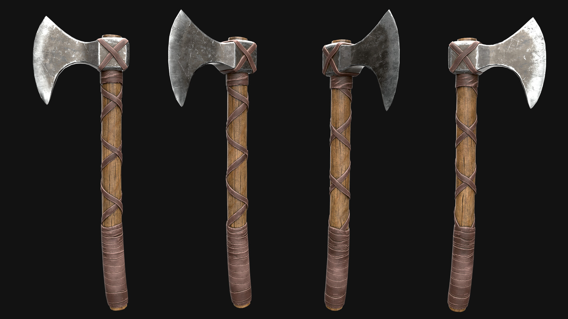 ArtStation - Low-poly Axe 3D model