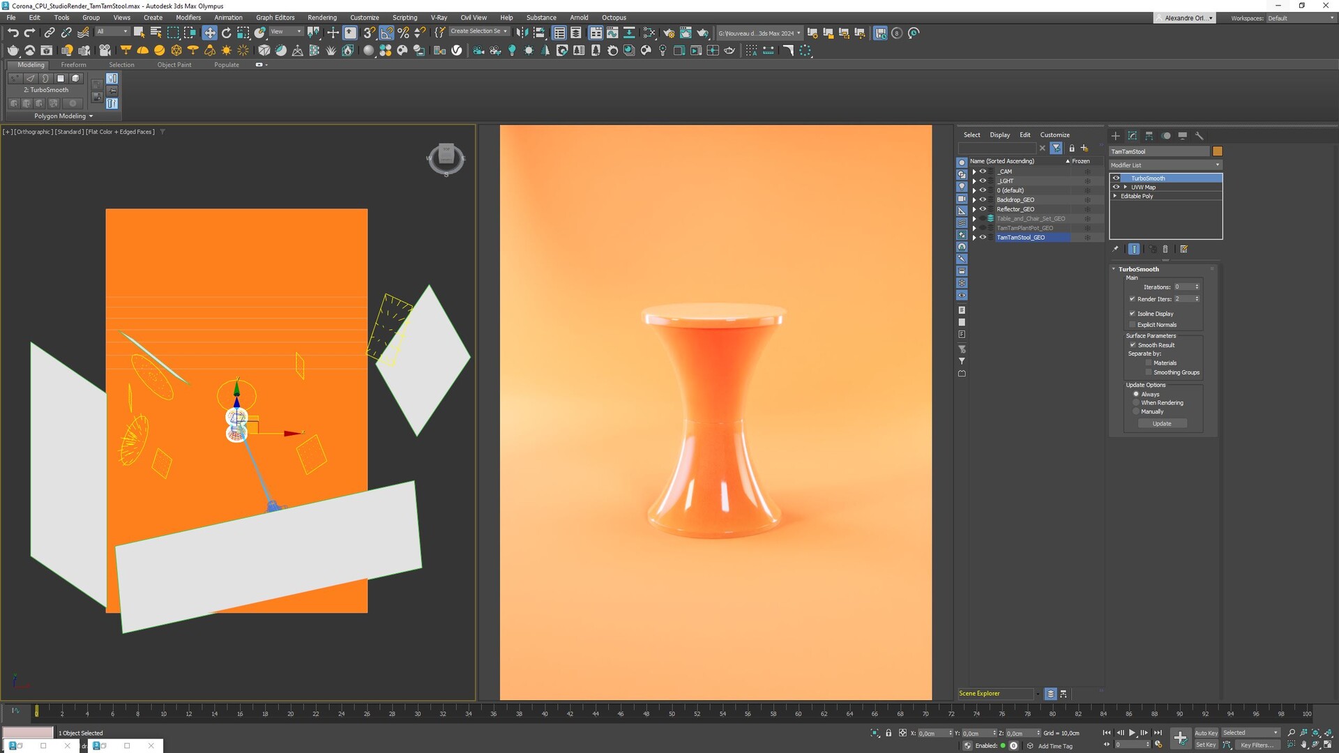 Alexandre Orlans - Tam-Tam Stool