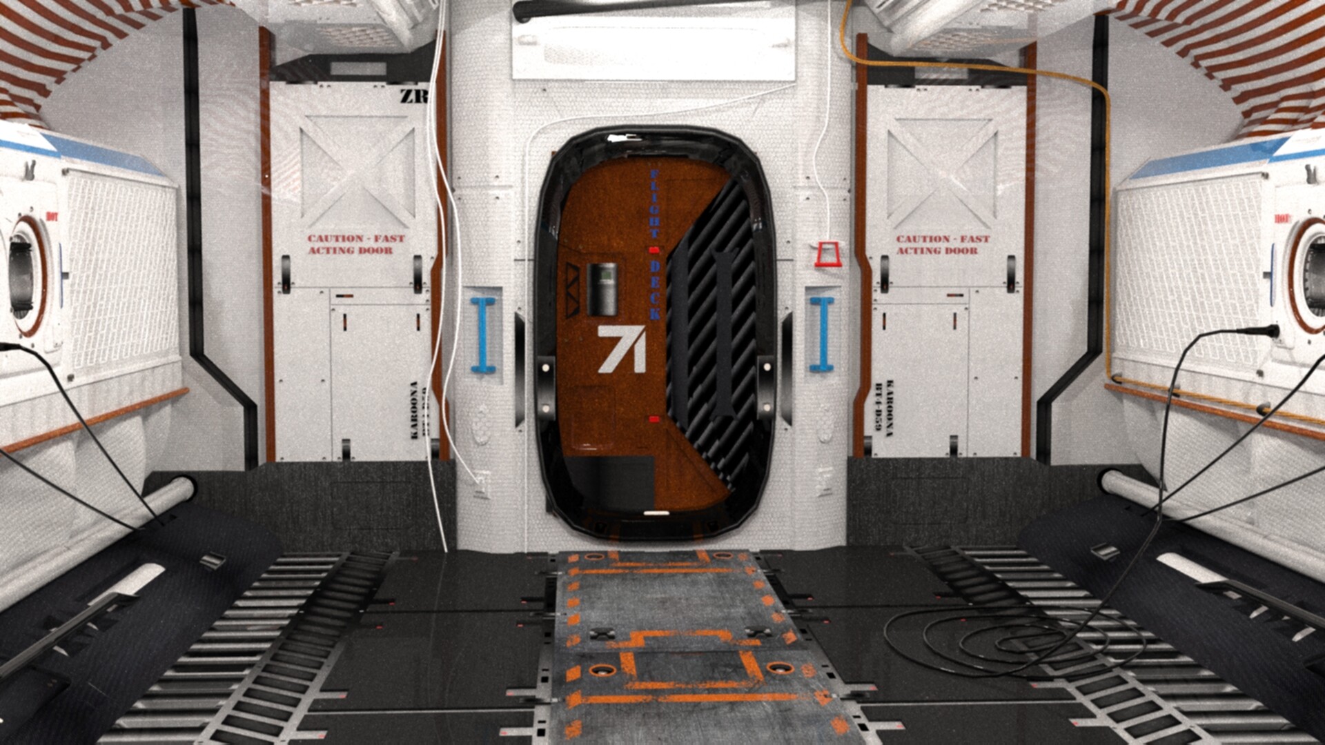 ArtStation - Spaceship Interior