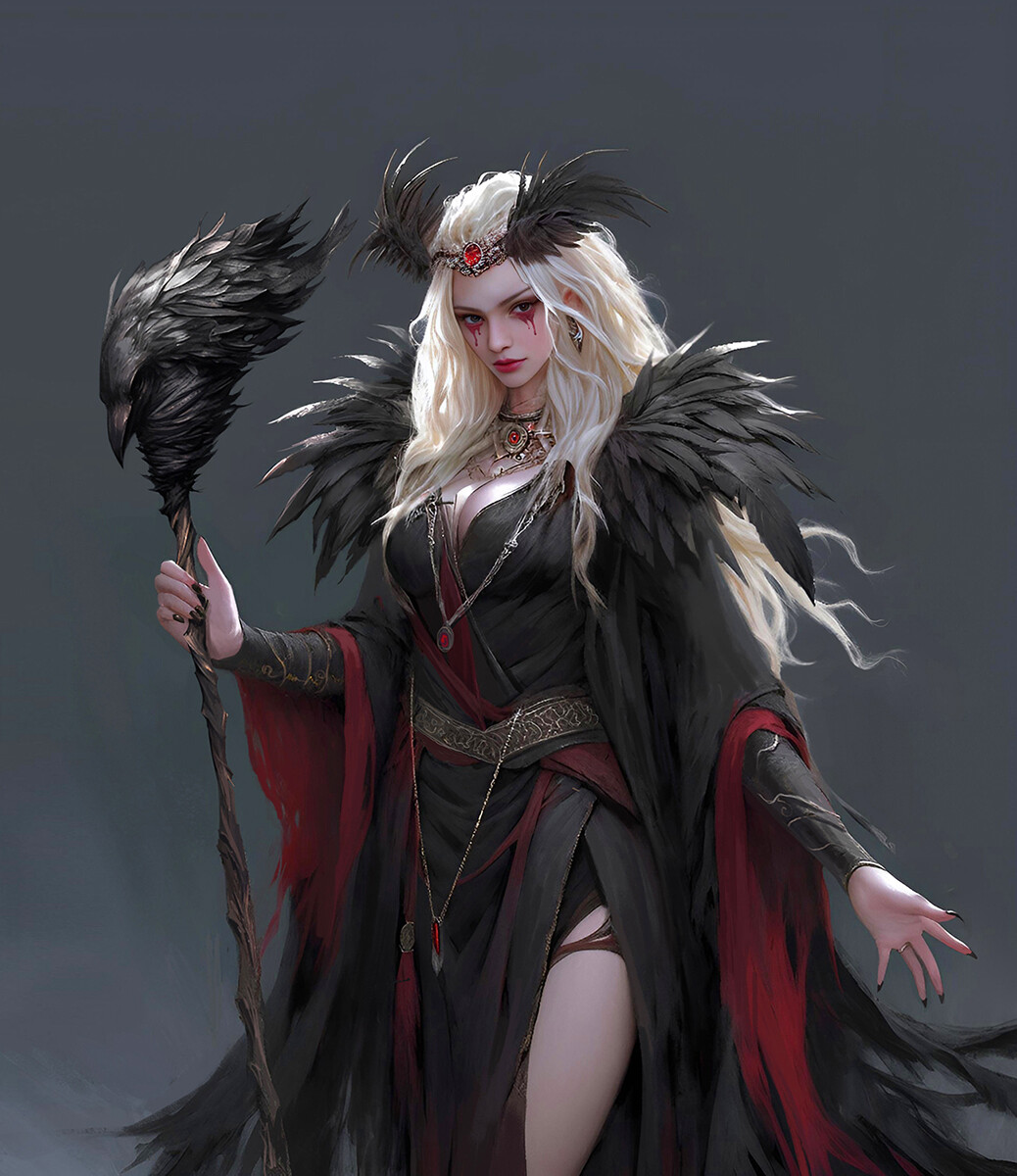 ArtStation - red tears witch