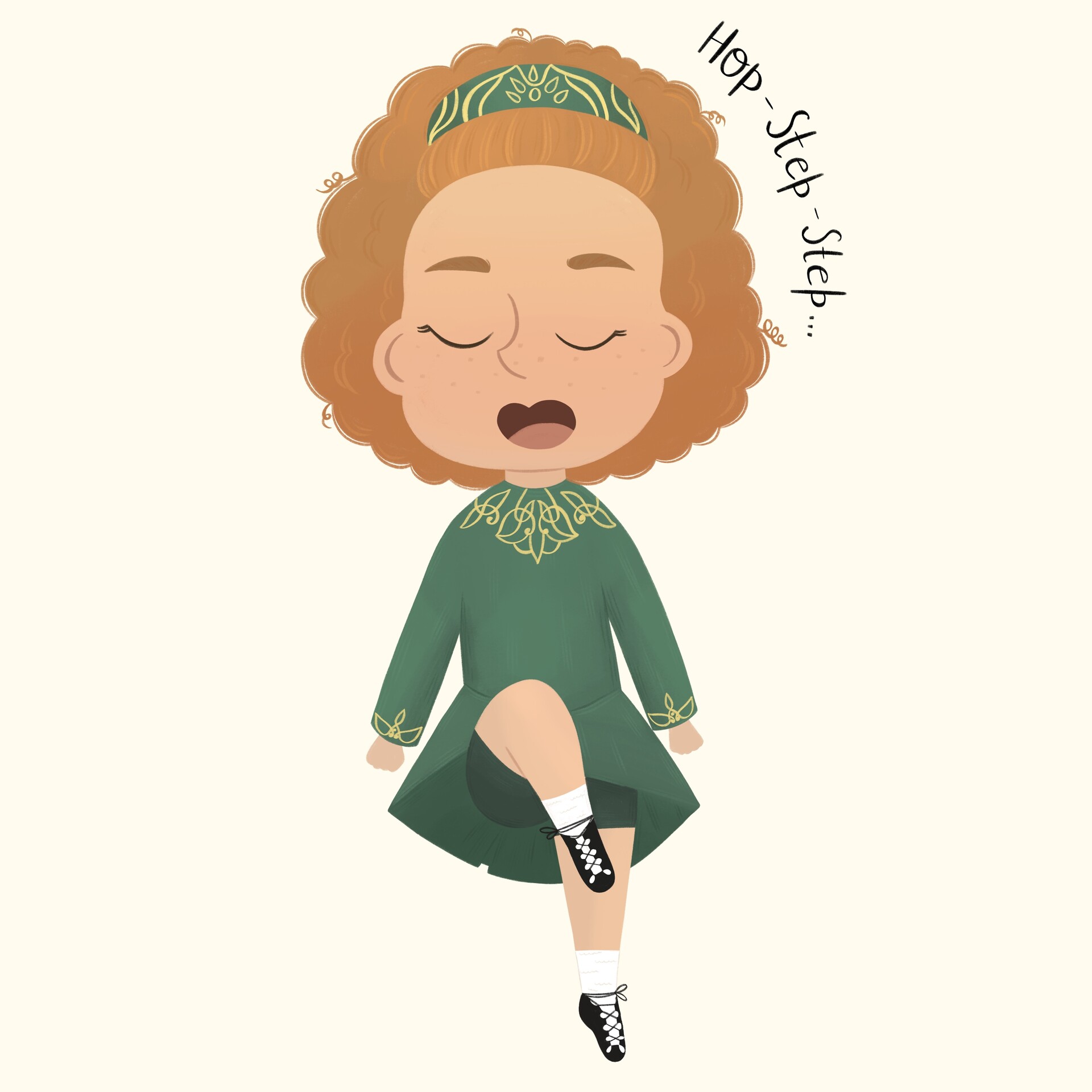 ArtStation - Cute Irish dancer
