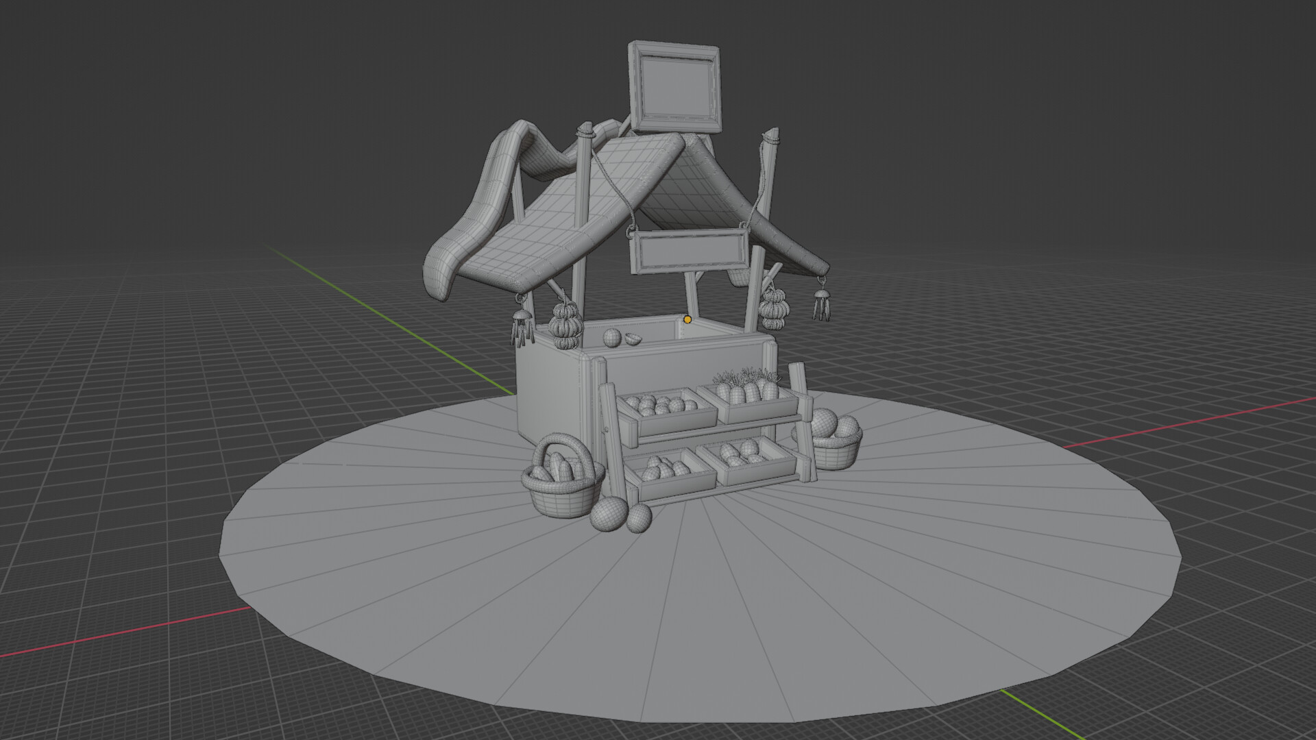 Çisem Atak - Stylized Tropic Fruit Stand