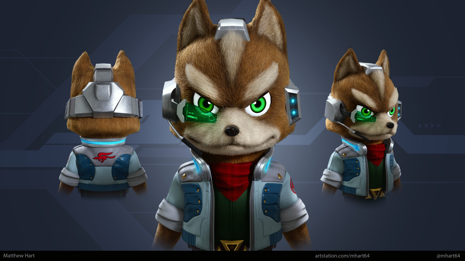 Matthew Hart - Starfox Model - Fox McCloud