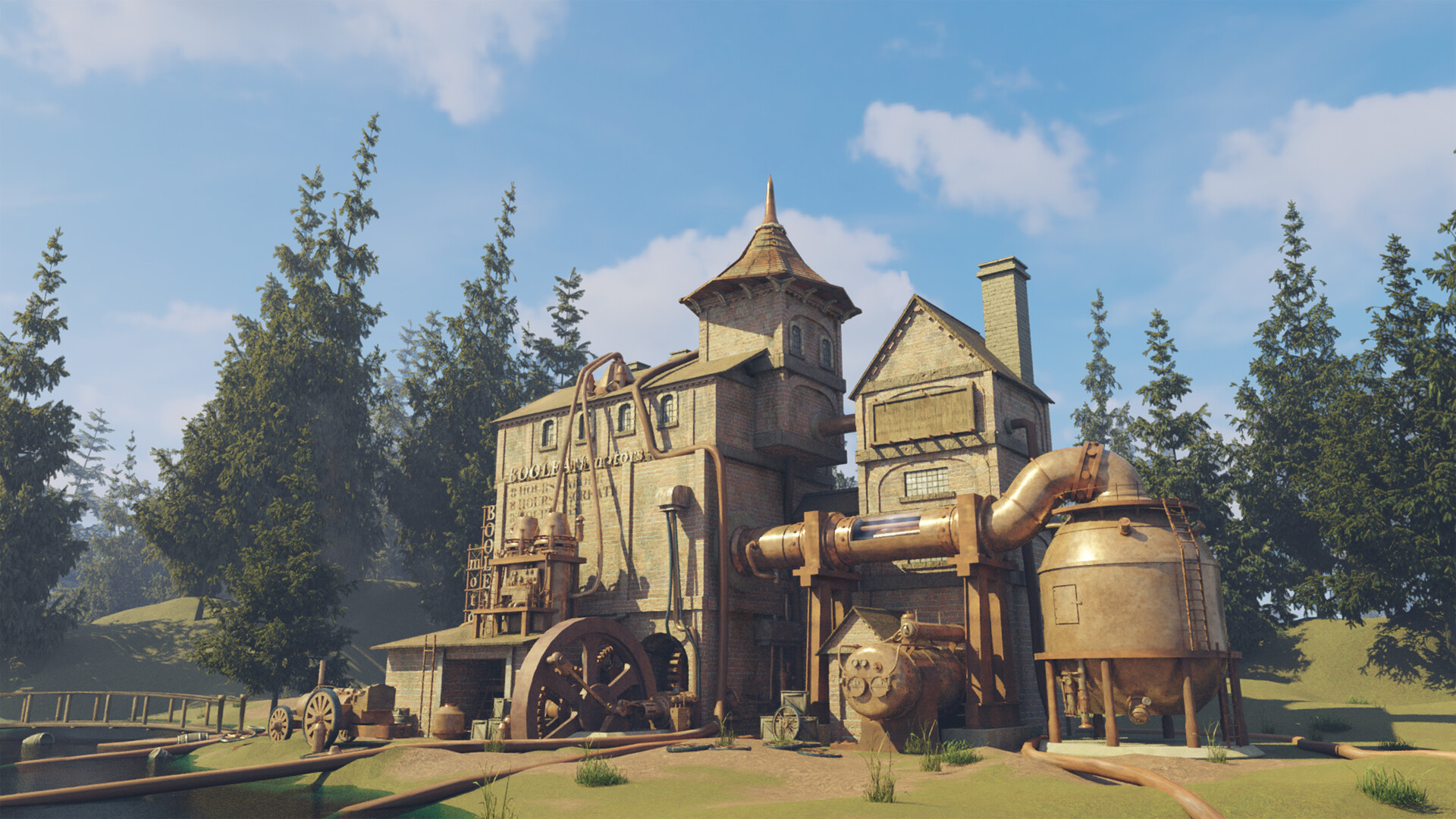 ArtStation - Abandoned Factory ｜ Blender