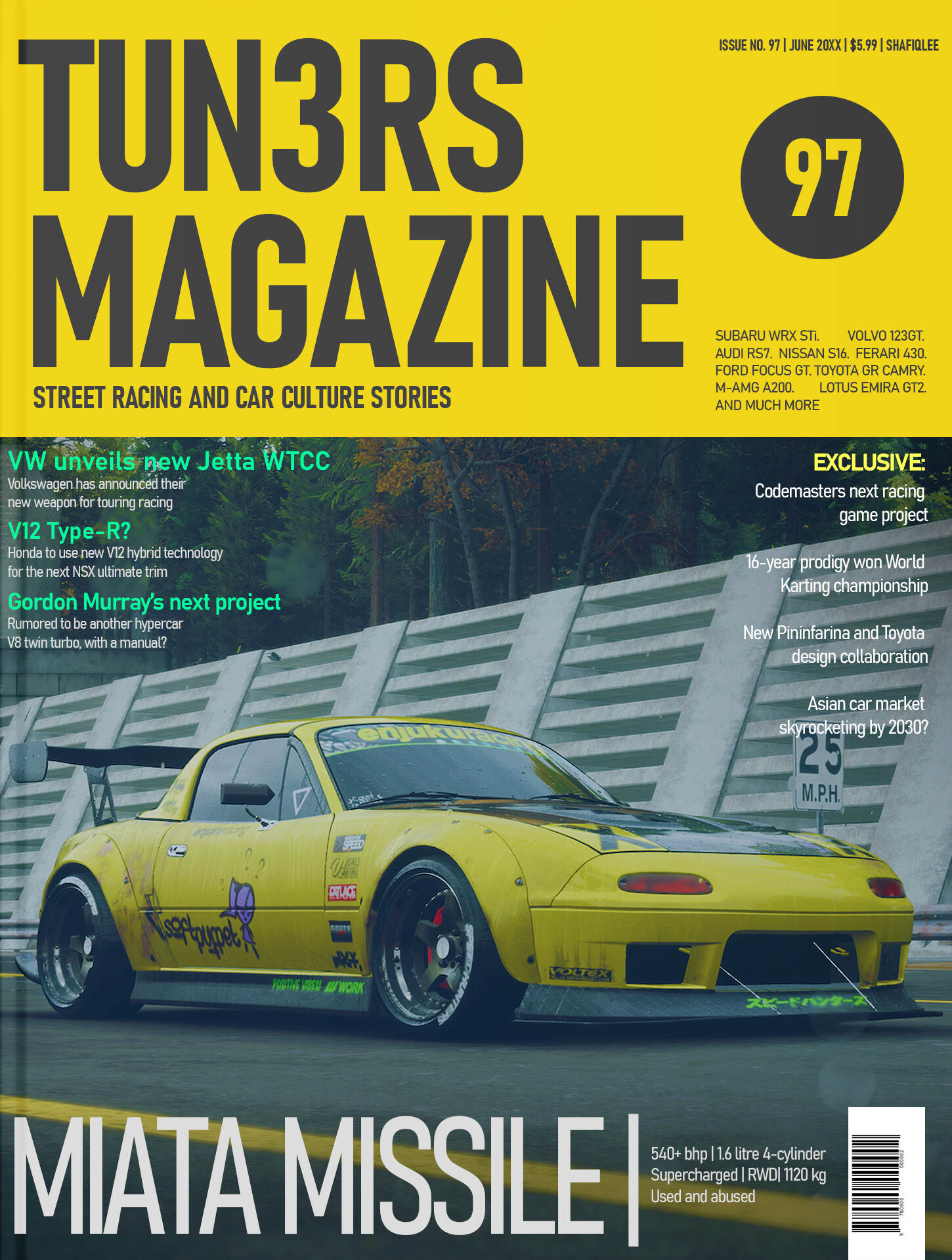 Shafiq Lee - Mazda Miata NA | TUN3RS magazine