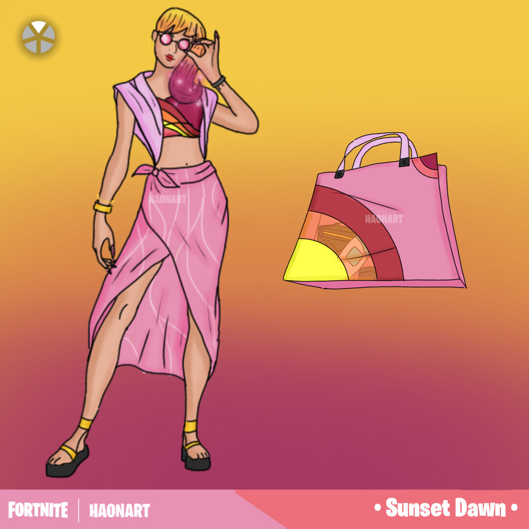 HaonArt - Fortnite Skin Concept | Sunset Dawn