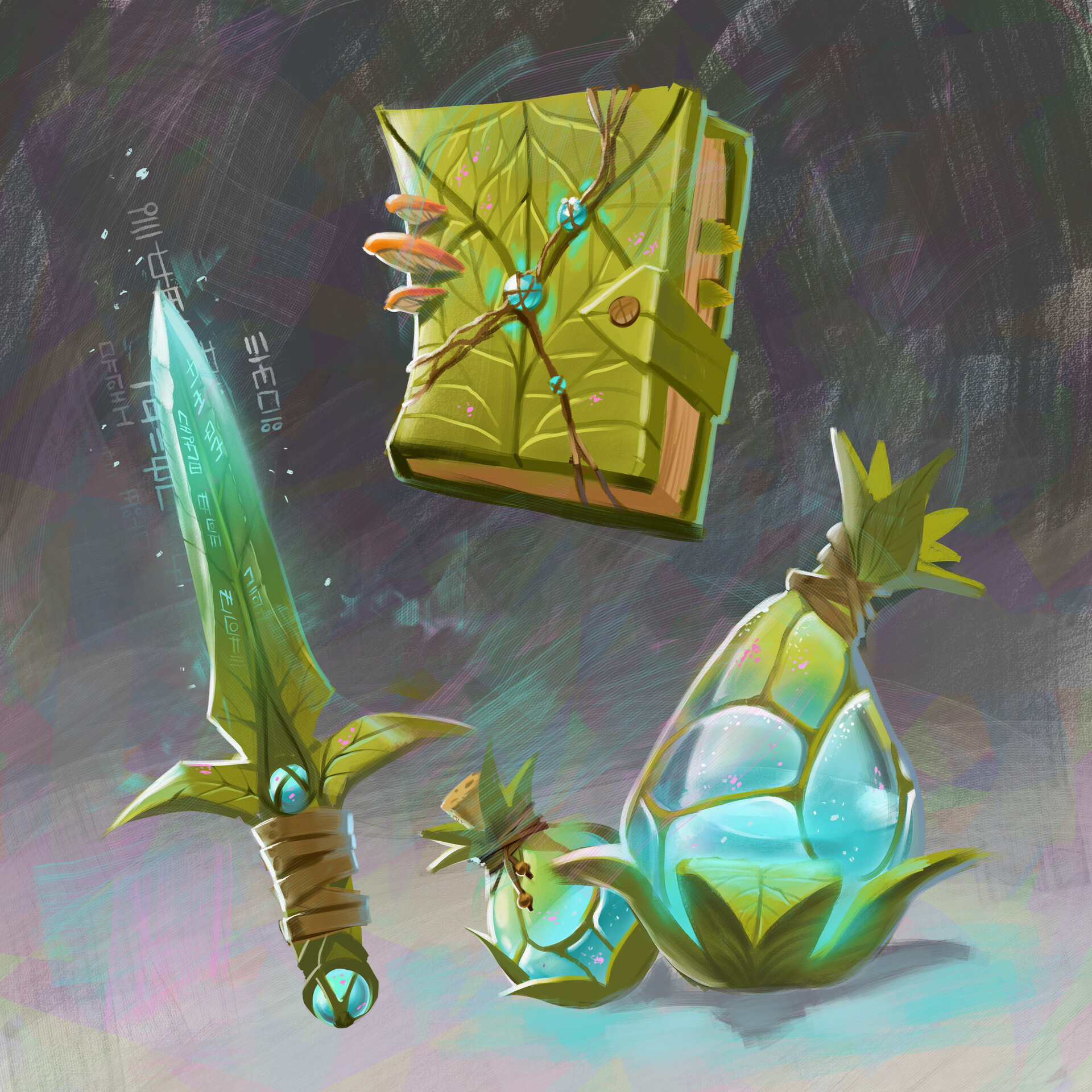 ArtStation - Prop design: Plant Theme