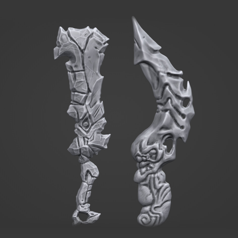 ArtStation - Stone & Bone Sword