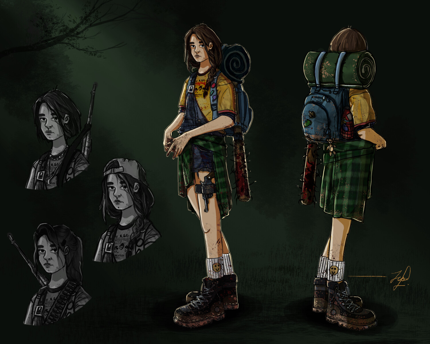 ArtStation - Zombie Apocalypse Character Design