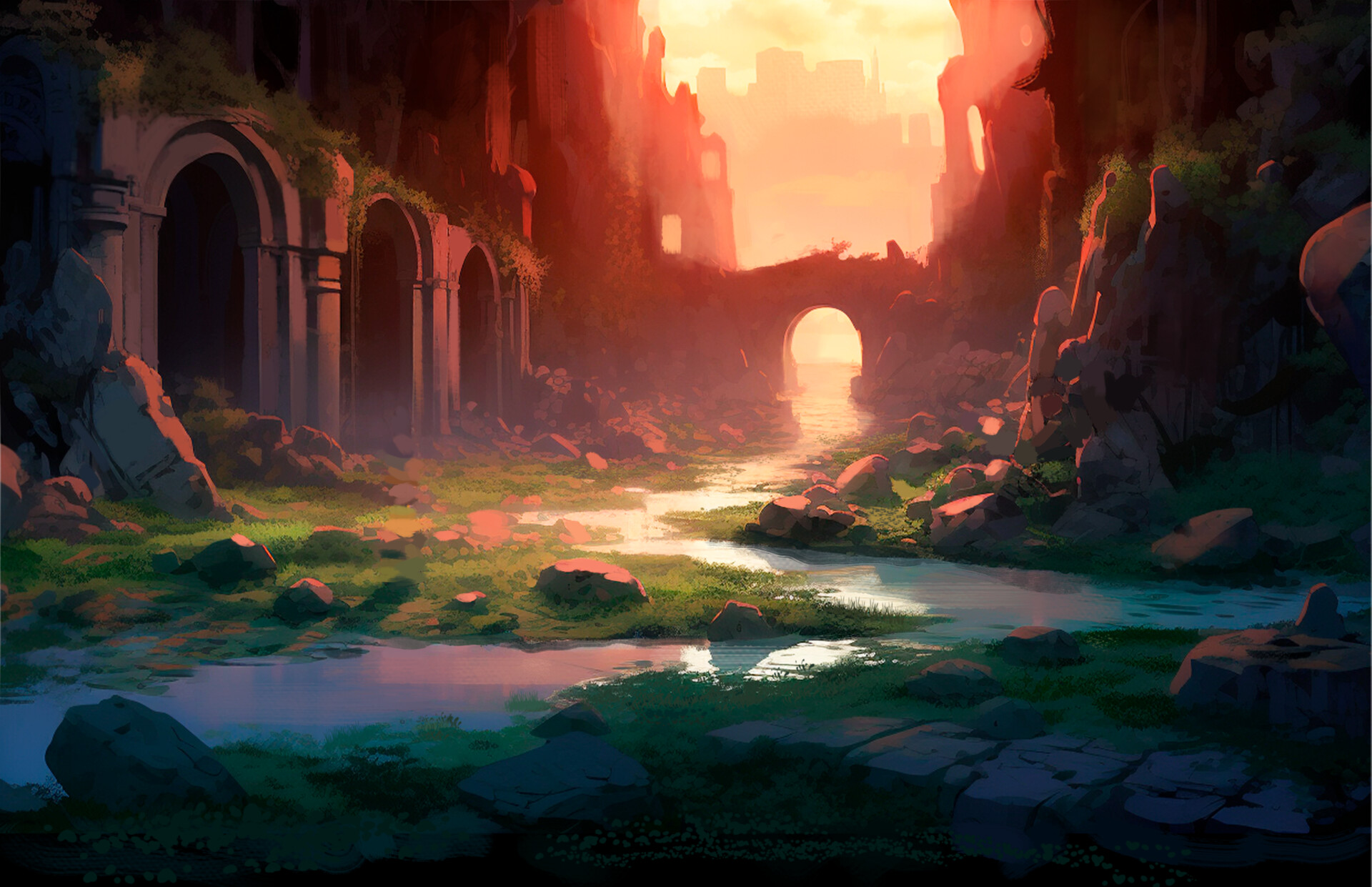 ArtStation - Ruins of the ancient city