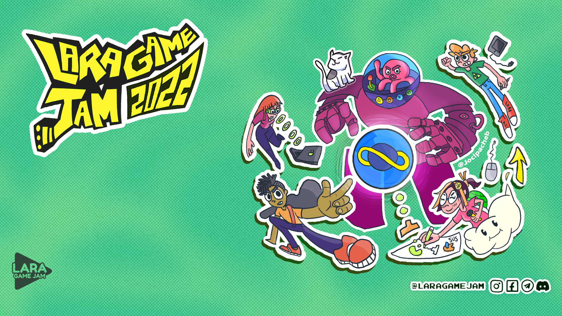 José Luis Pacheco B. - Lara Game Jam 2022 Poster