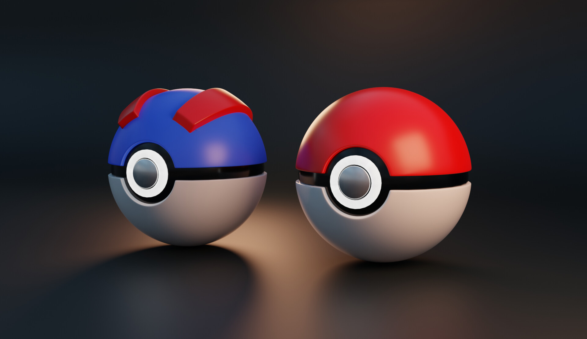 ArtStation - Pokeball and GreatBall
