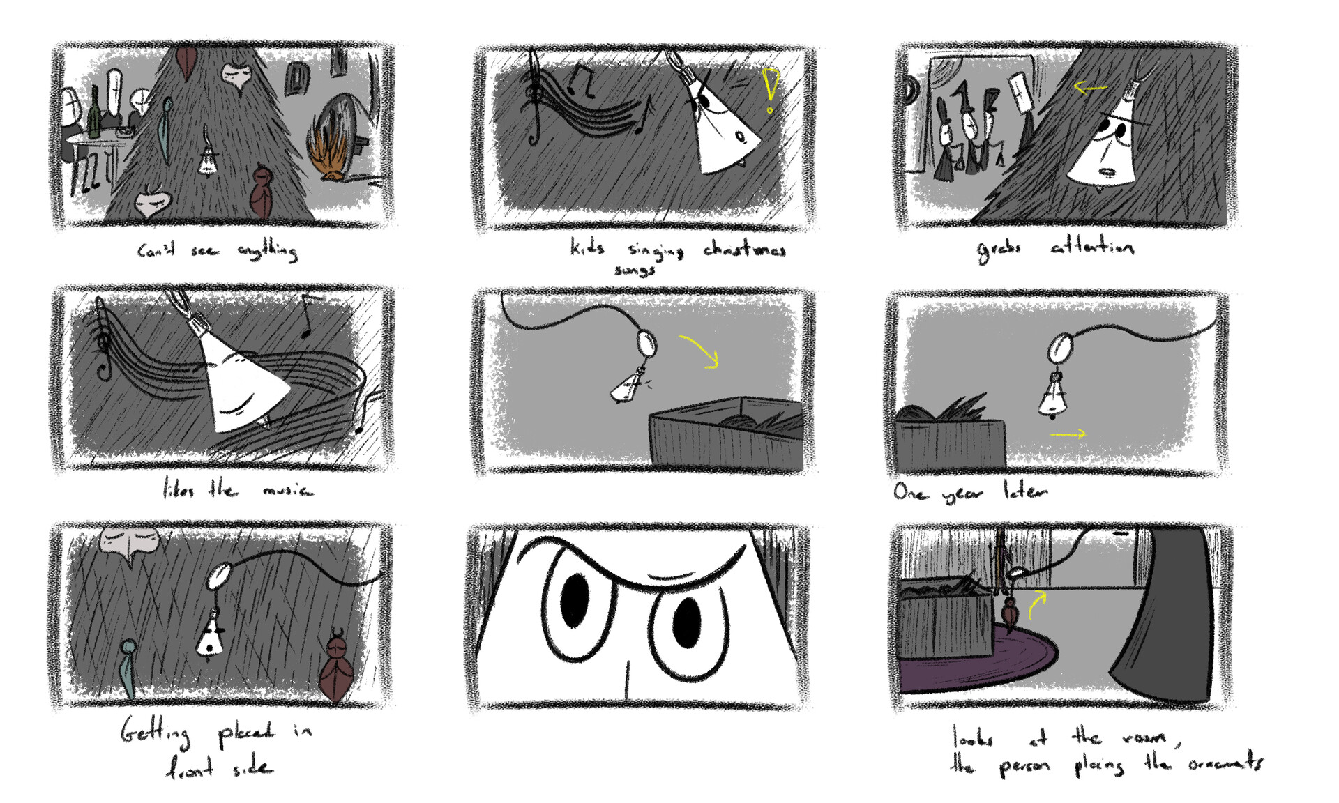 ArtStation - 'Very Many Christmas' Storyboard