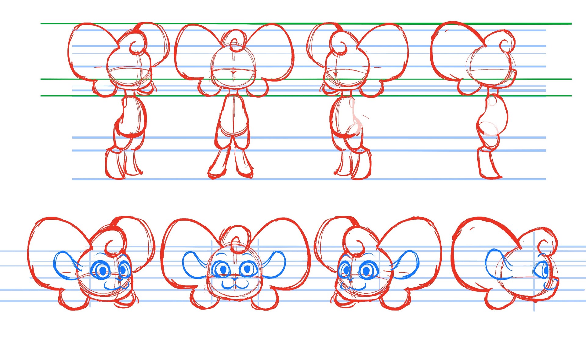 ArtStation - Melody Character sheet