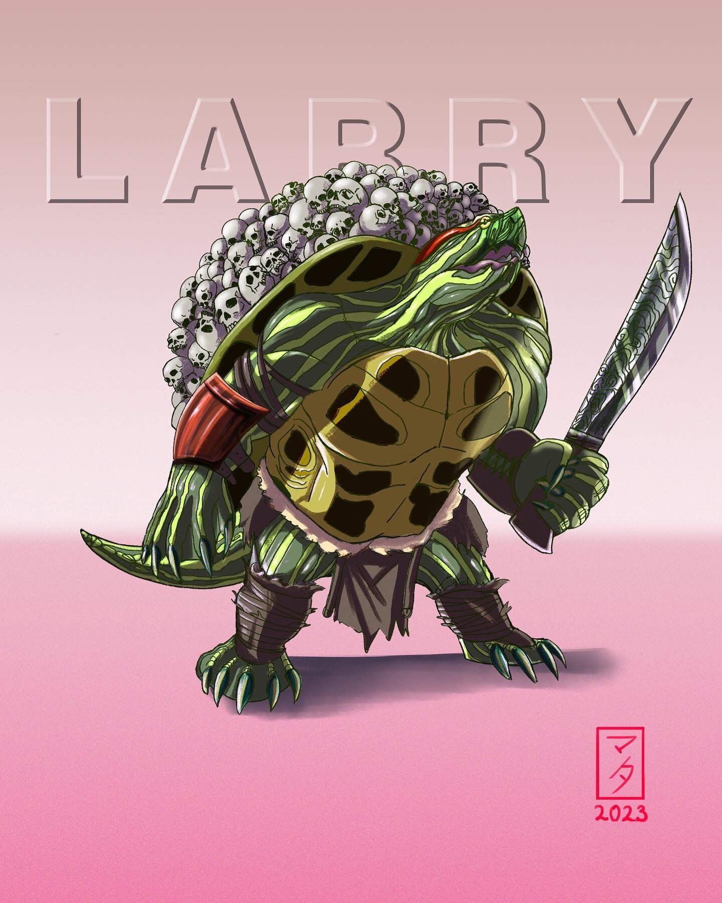 ArtStation - Larry the Barbarian Turtle