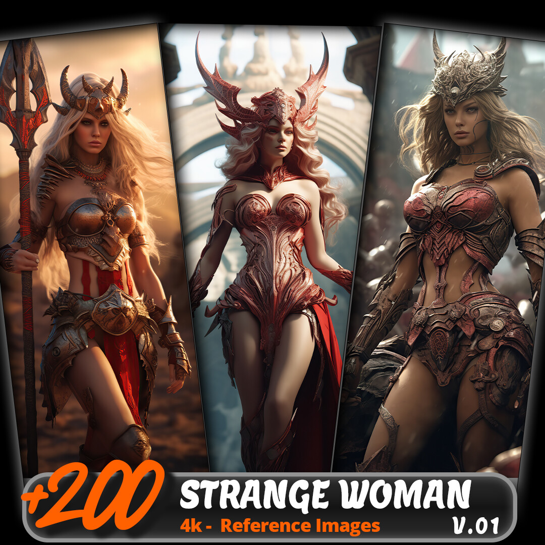 ArtStation - STRANGE WOMAN VOL. 01/ 4K/ Reference Image