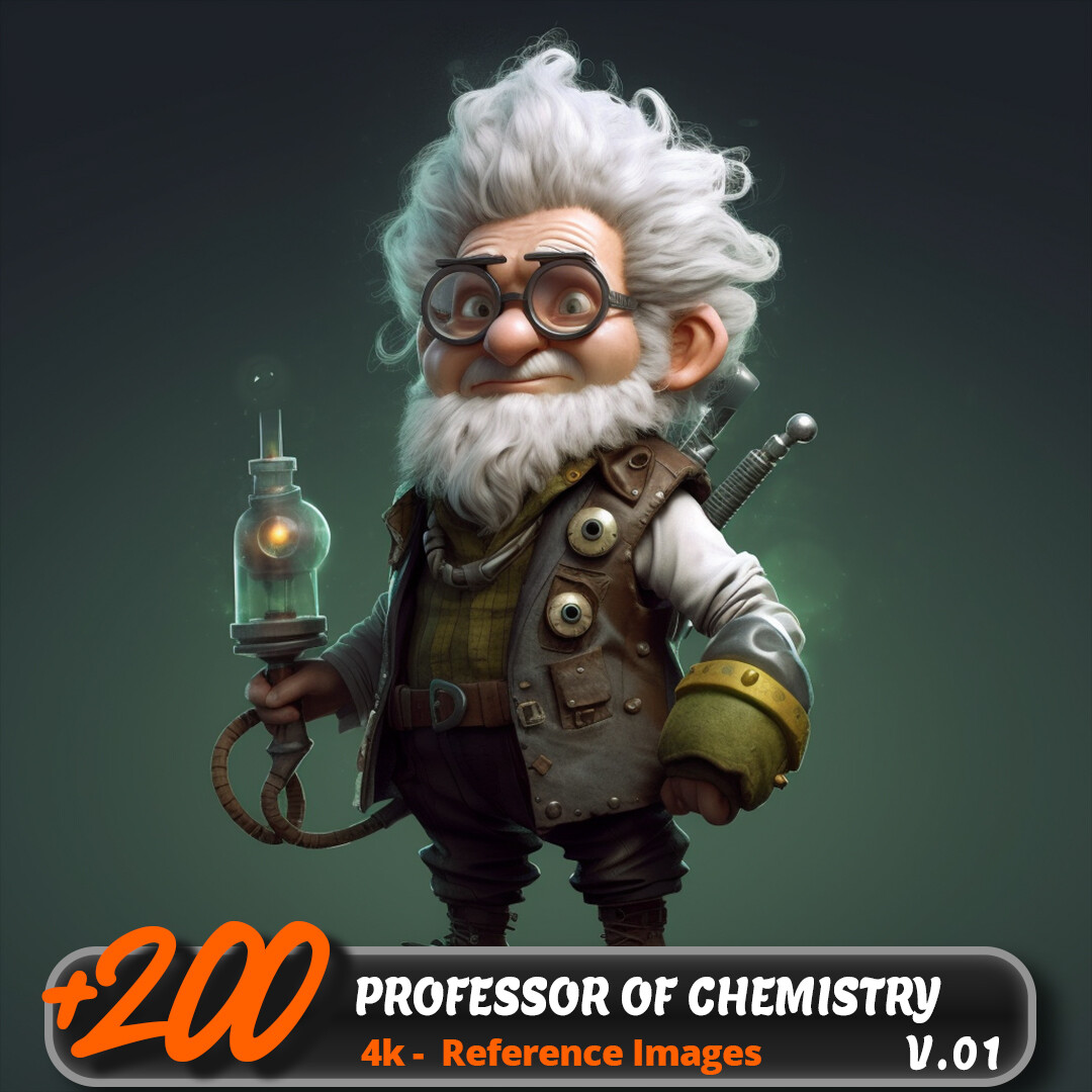 ArtStation - PROFESSOR OF CHEMISTRY VOL.01/ 4K/ Reference Image