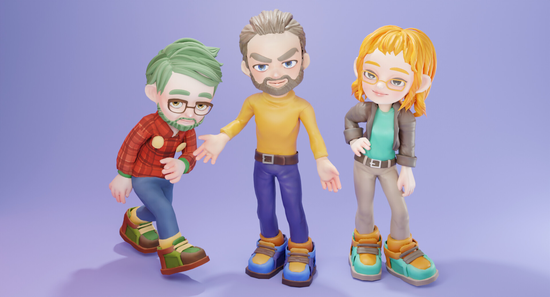 ArtStation - Casual Game character Modeling