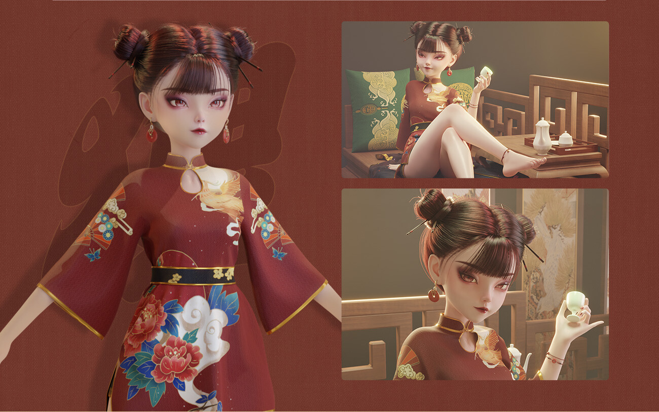 ArtStation - Create Female Character Animation using Daz Studio and Blende