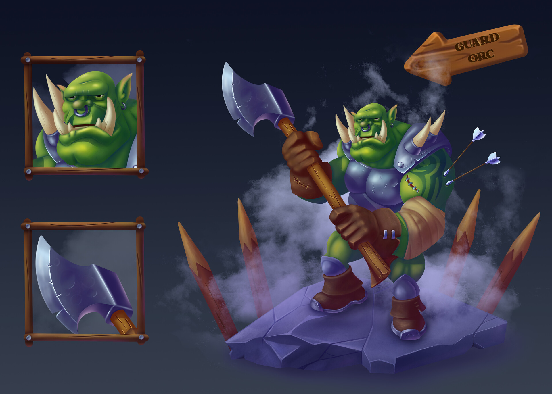 ArtStation - Guard orc