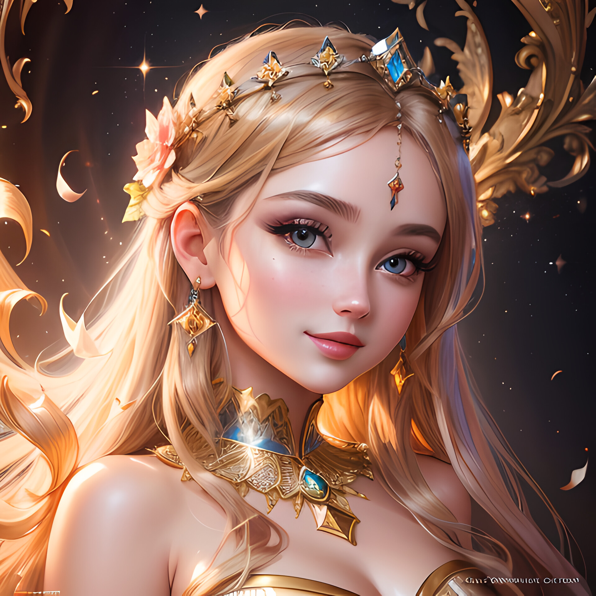 ArtStation - Gold Goddess I
