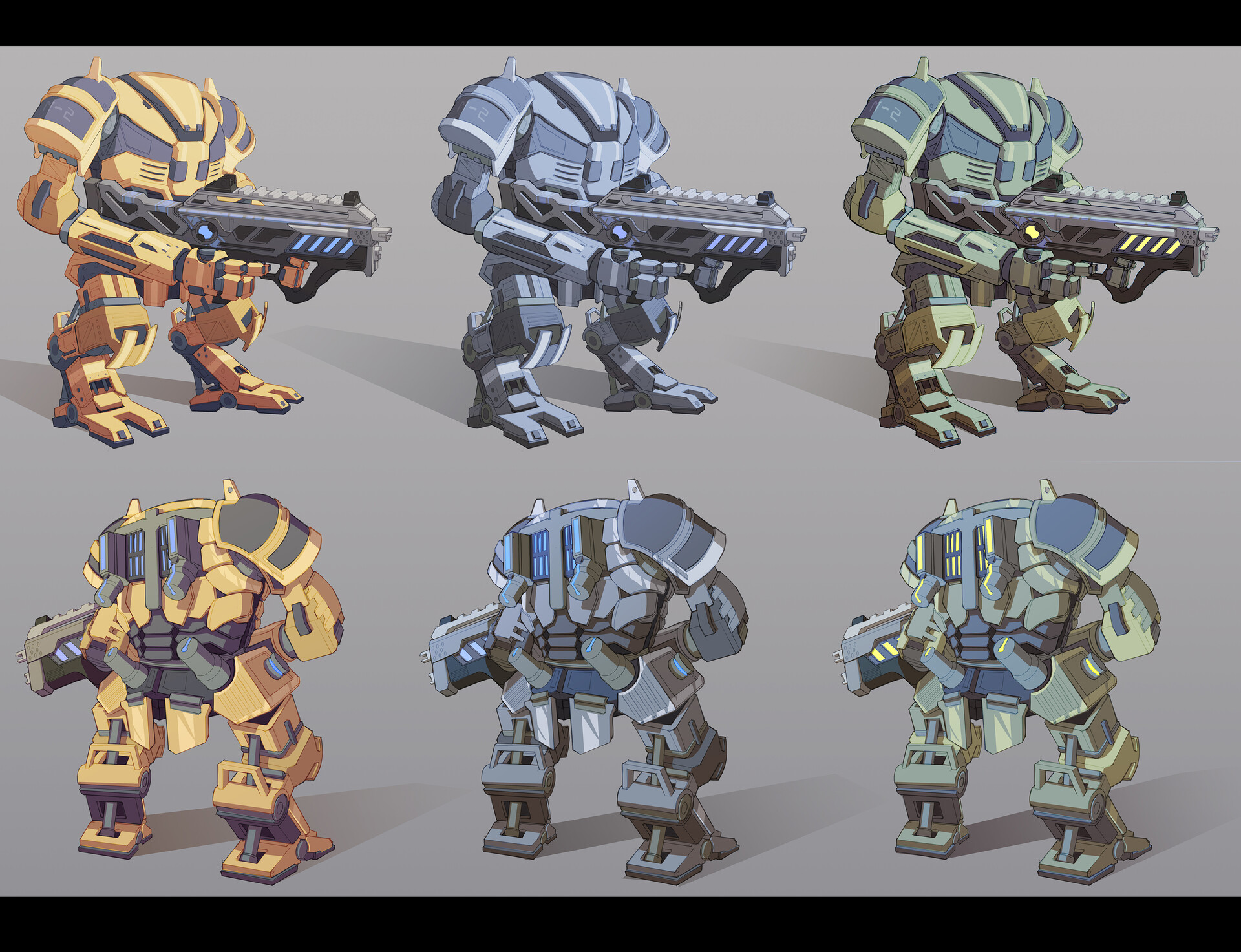 ArtStation - concept art mech