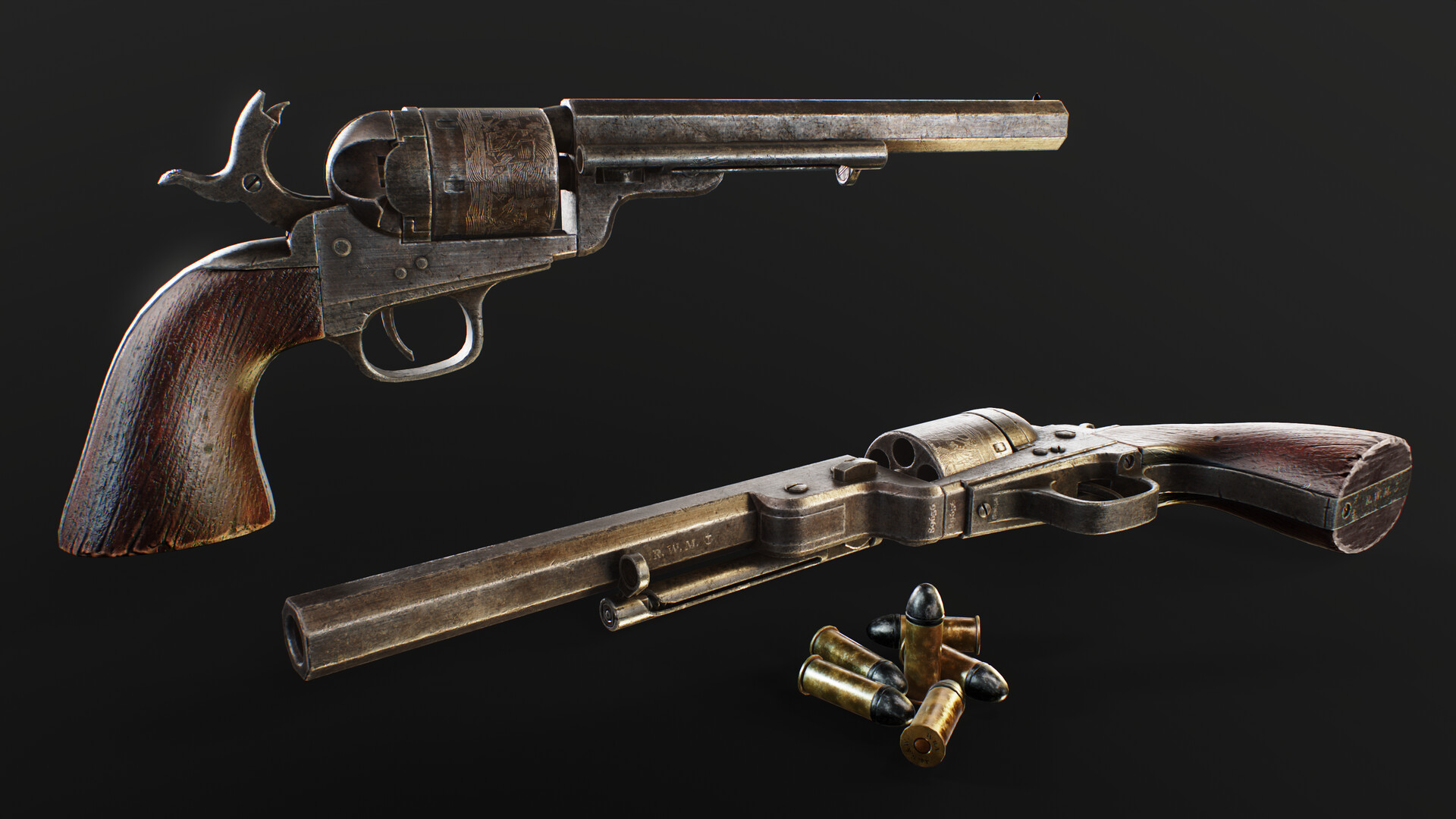ArtStation - Colt Navy 1851 Converted