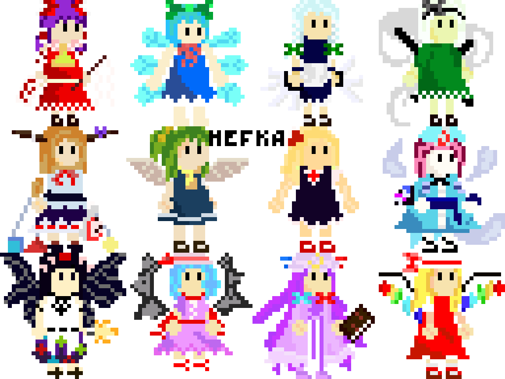 Touhou Sprites