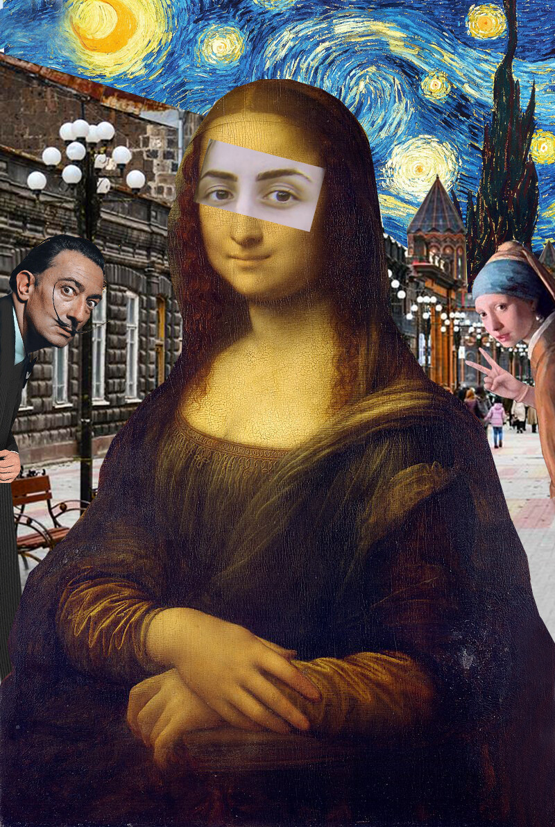 Mona Lisa Selfie