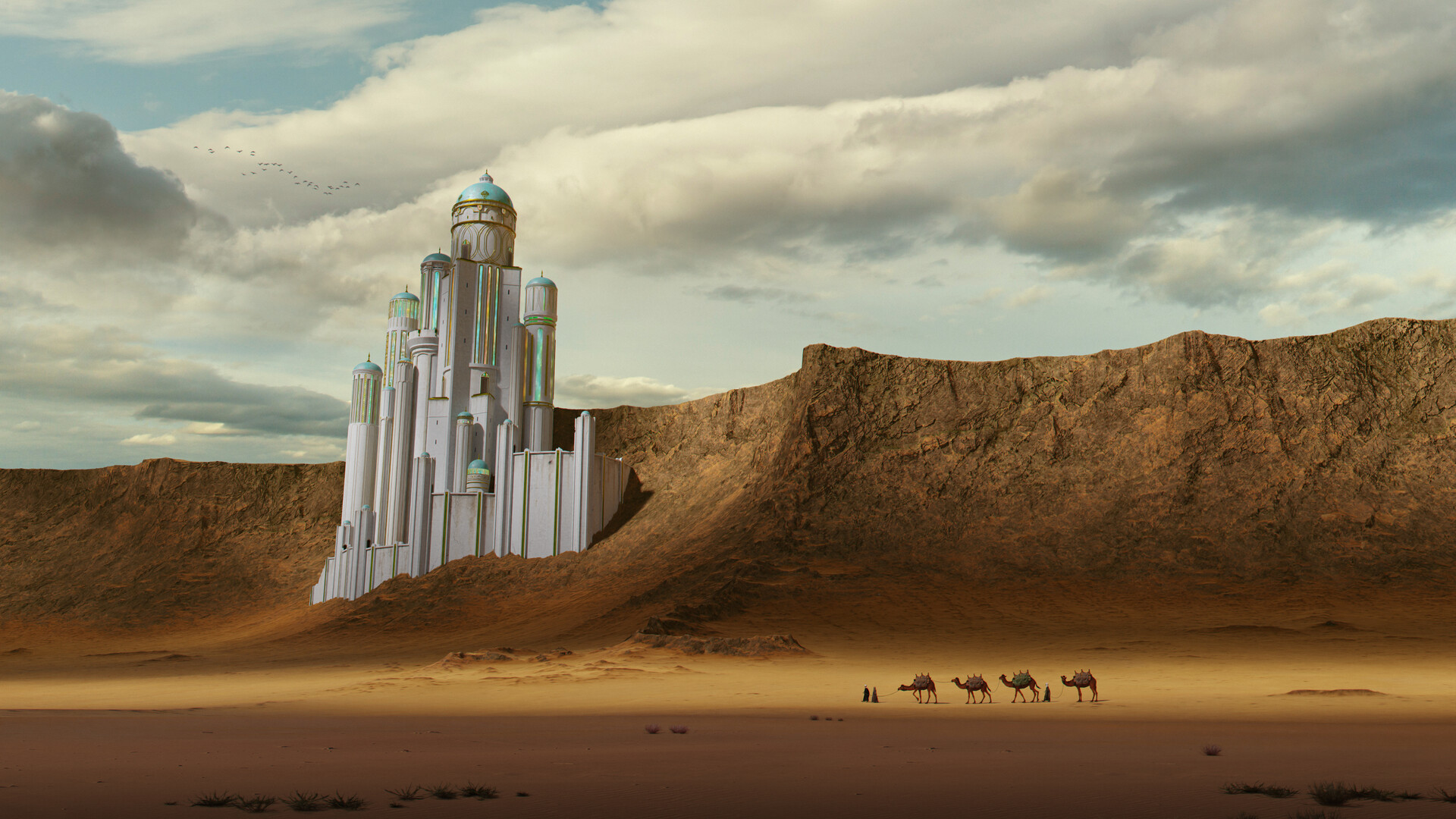 ArtStation - Sultan's Palace (Concept Art)