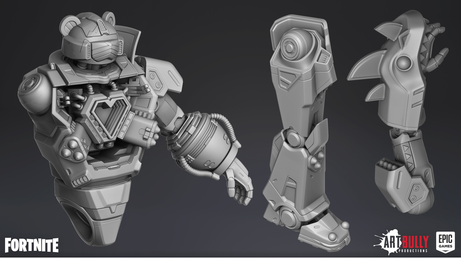 how to draw fortnite mech