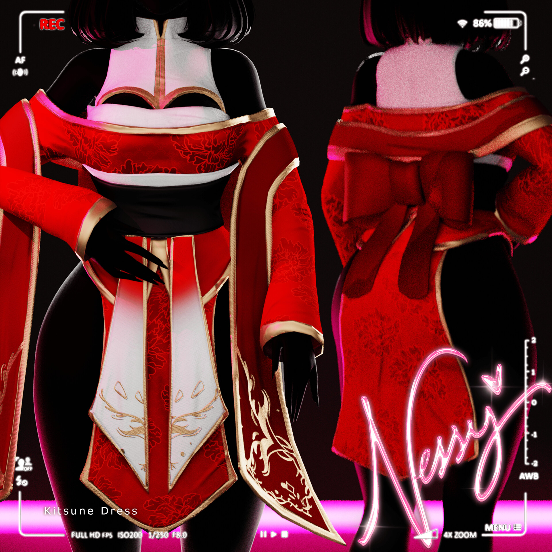 ArtStation - Kitsune Dress