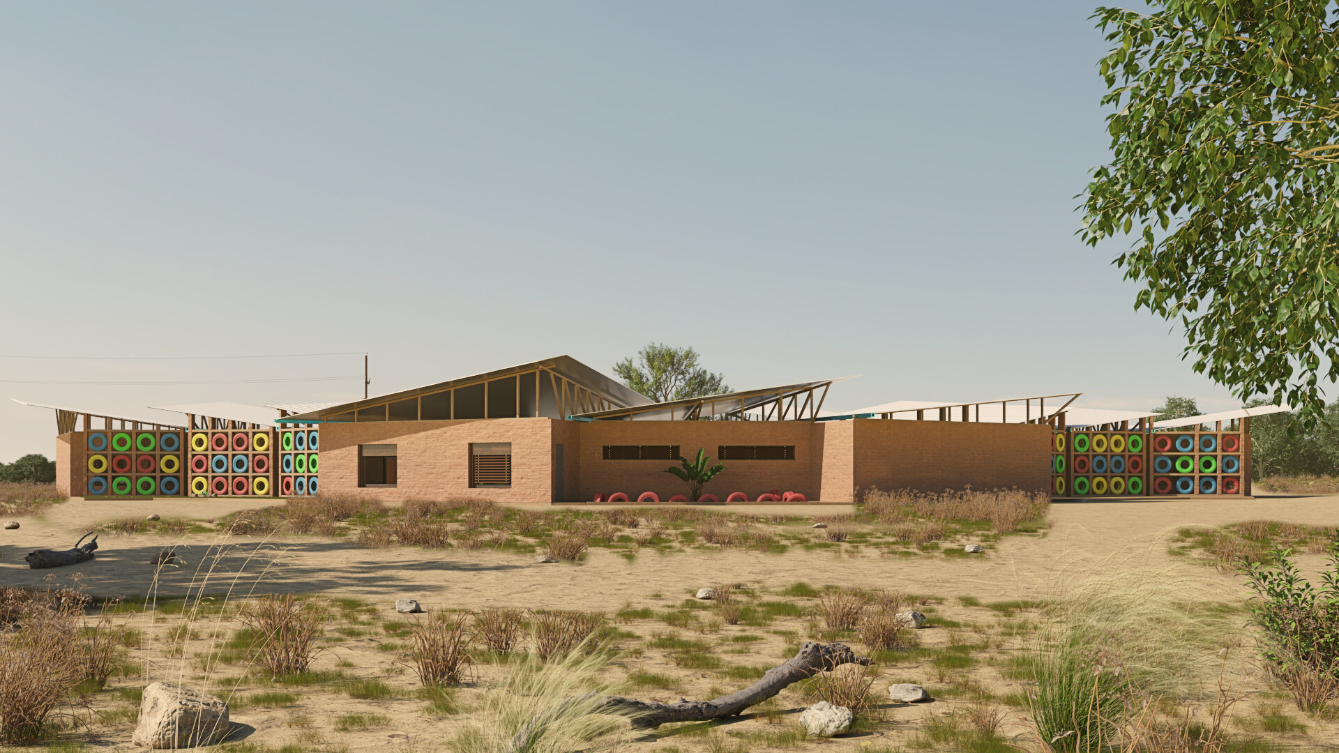 ArtStation - Primary School in Senegal
