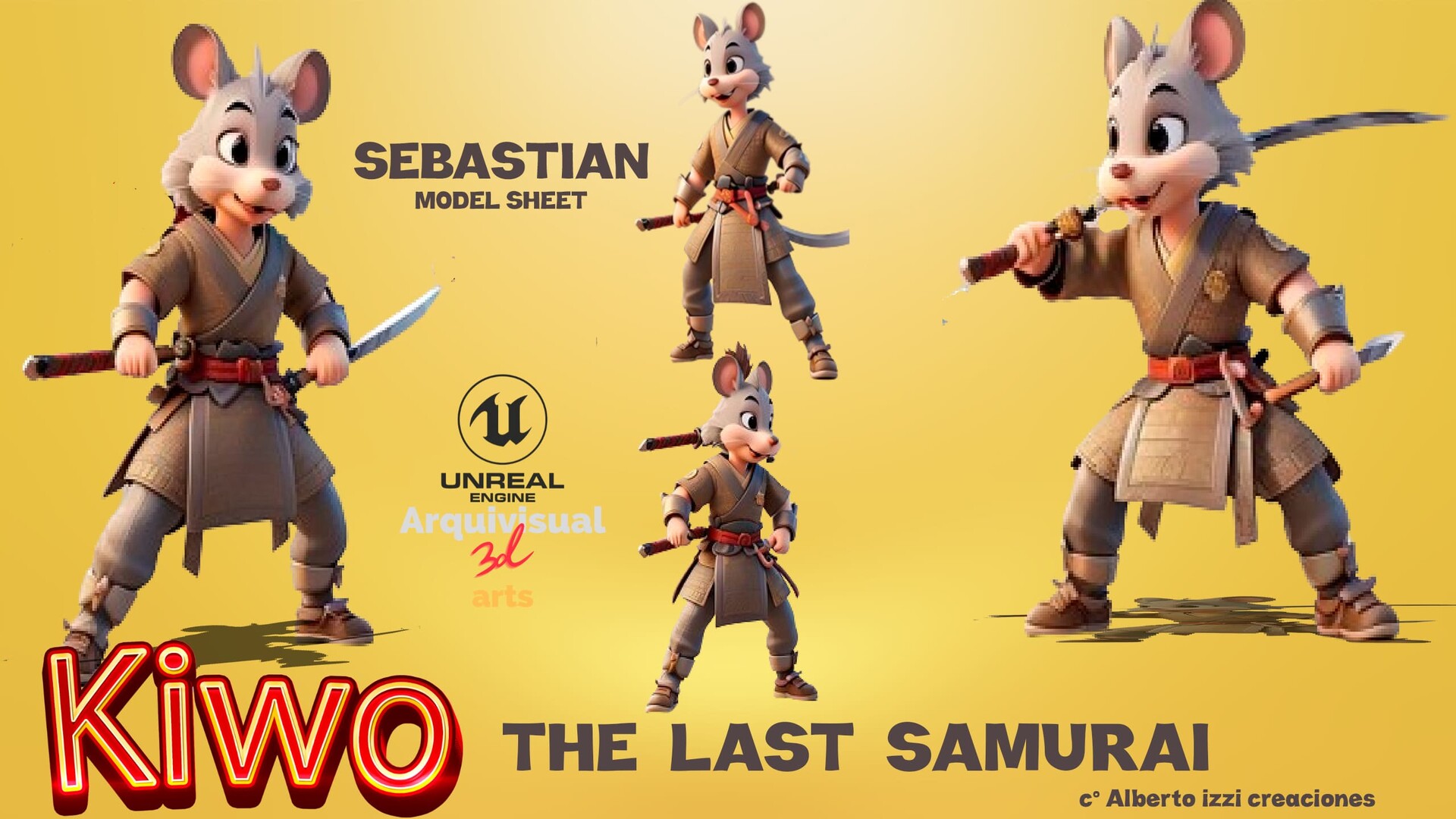 ArtStation - SEBASTIAN (model sheet)