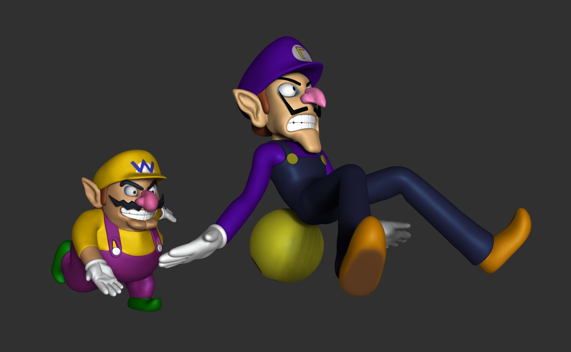 ArtStation - Wario & Waluigi