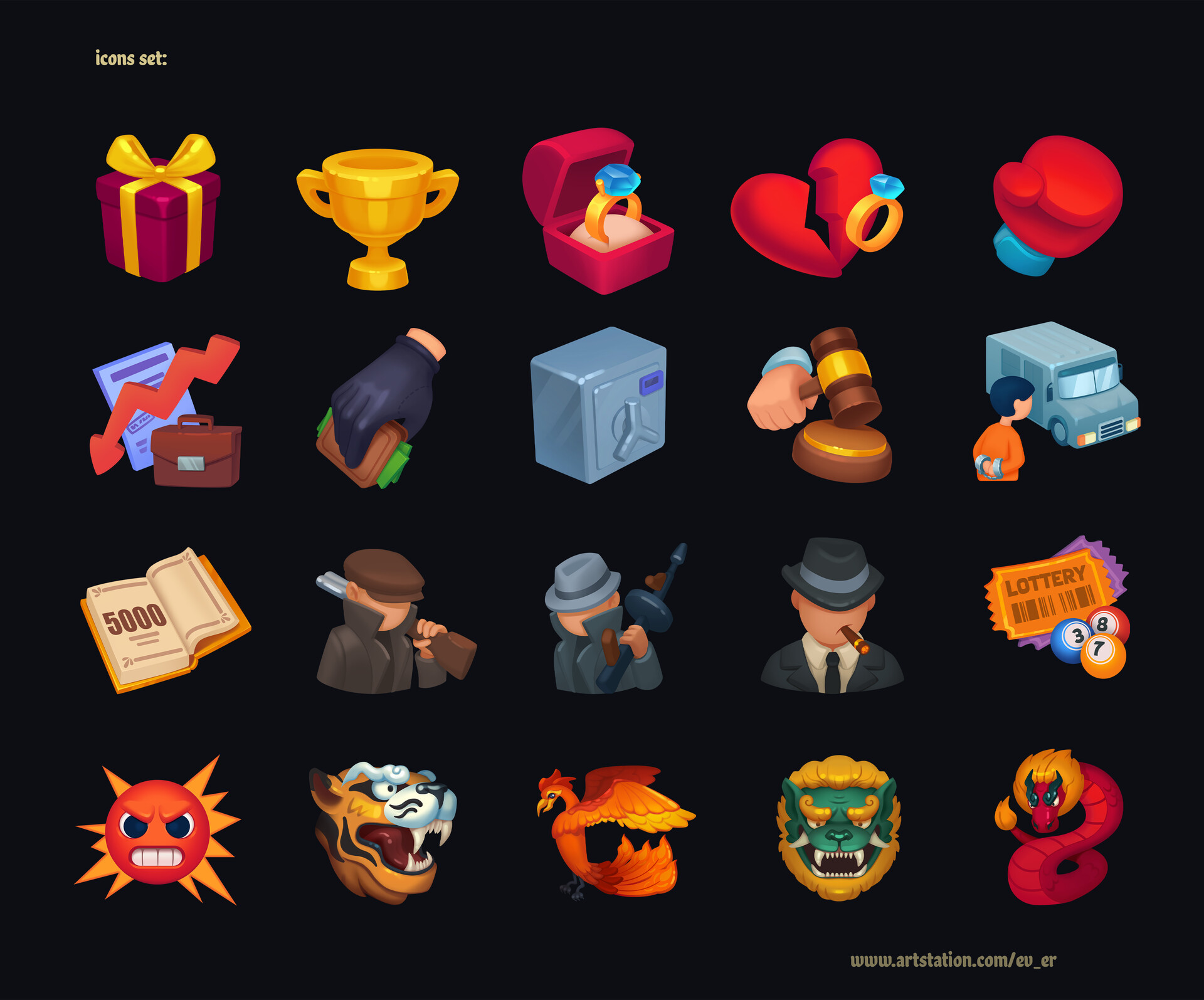 ArtStation - Icons set