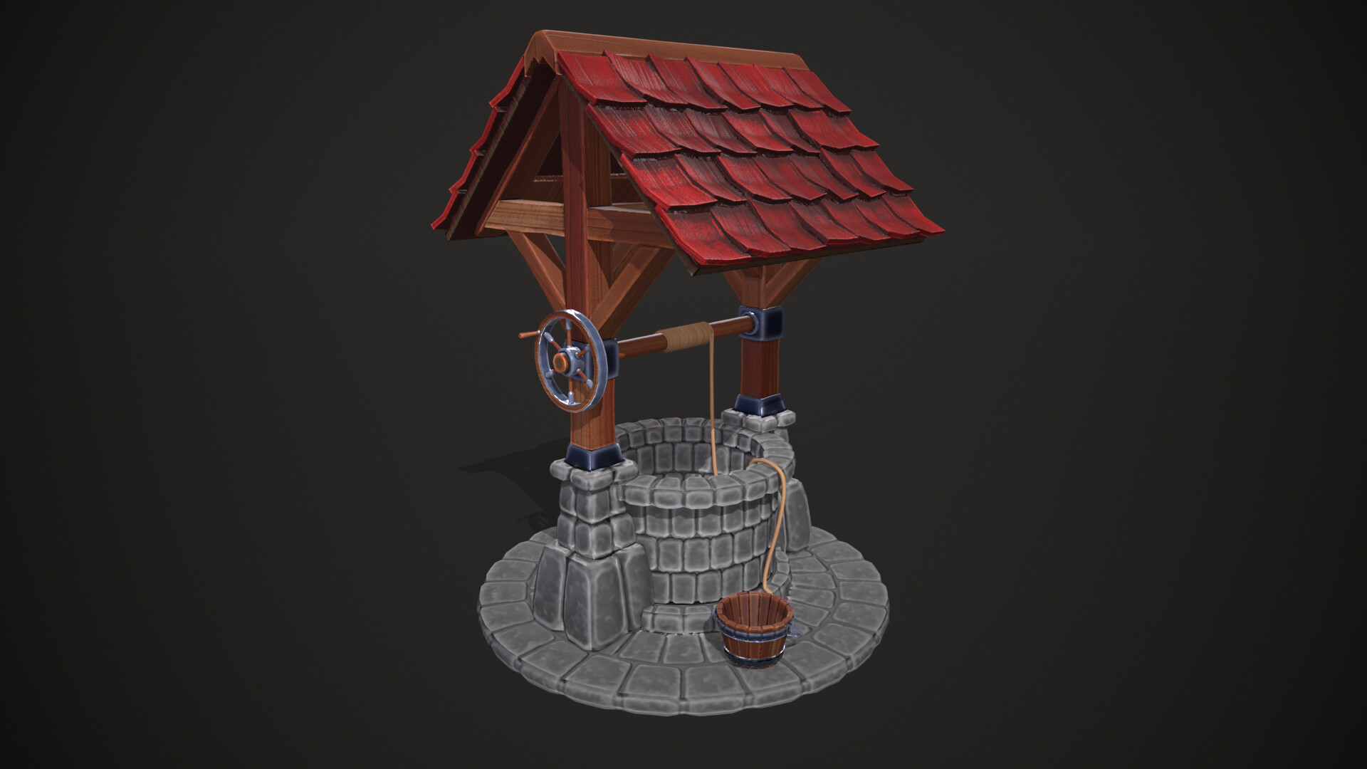 ArtStation - Stylized Well