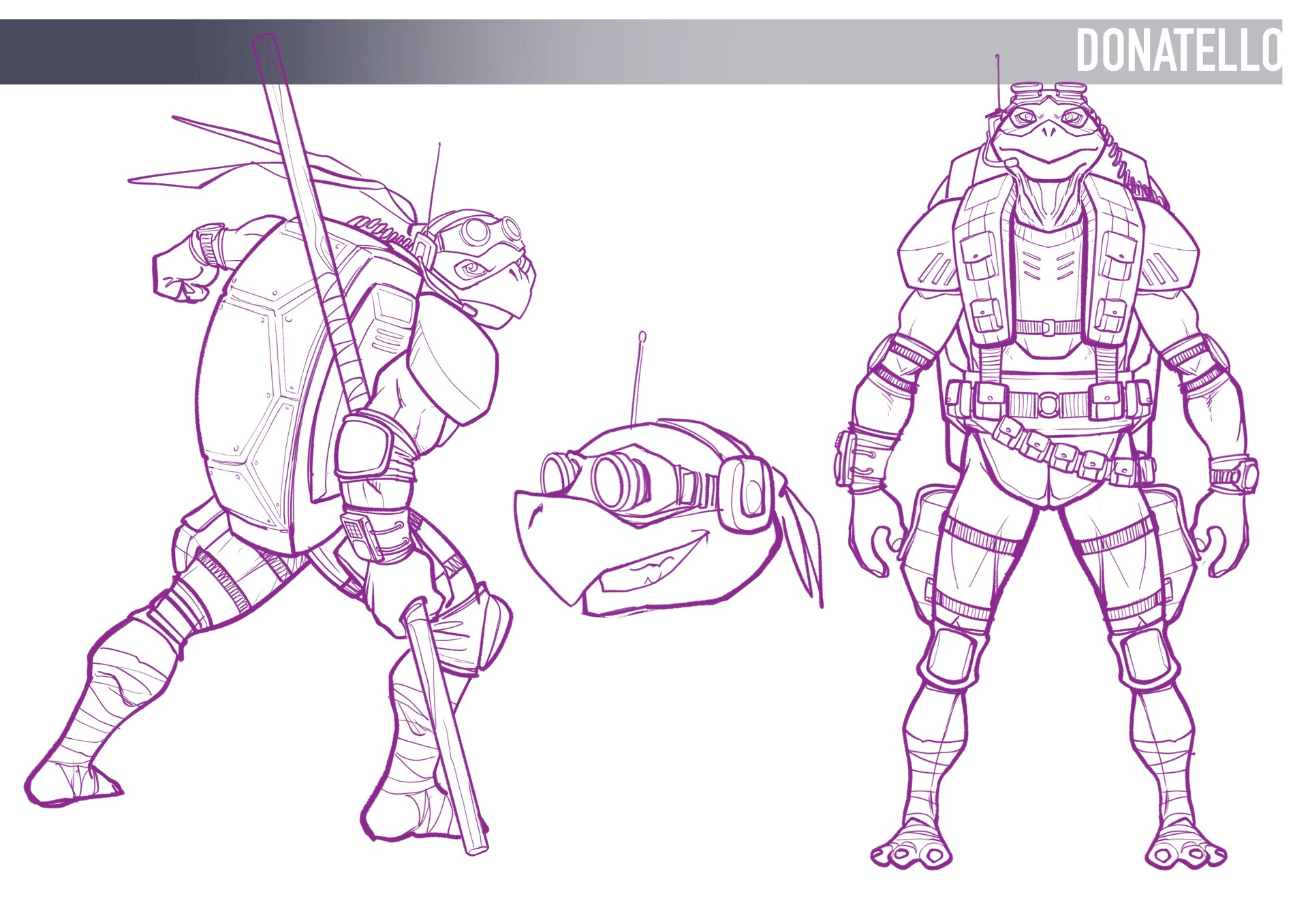 ninja turtles coloring pages donatello