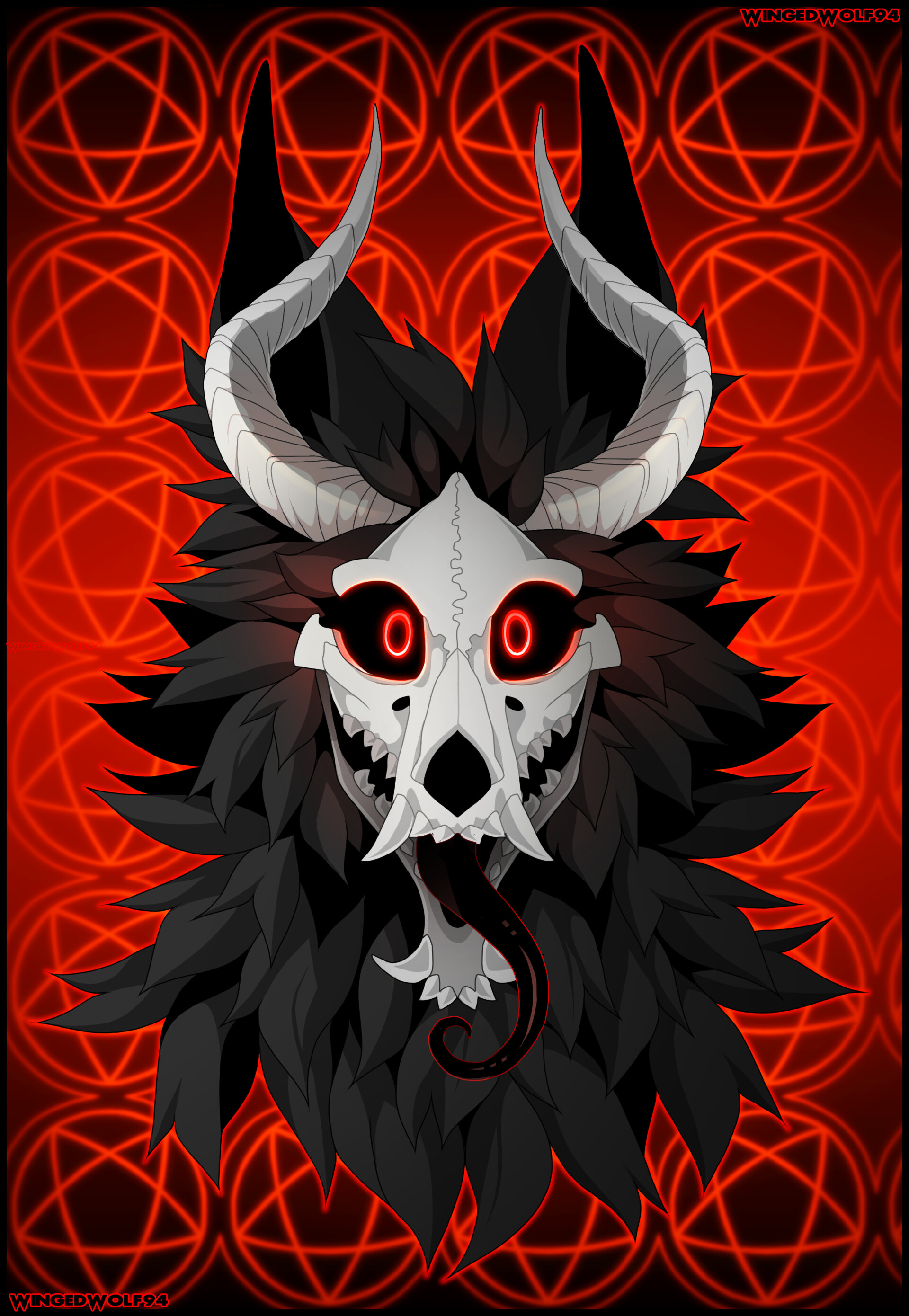 wingedwolf94 - Ashler Skulldog